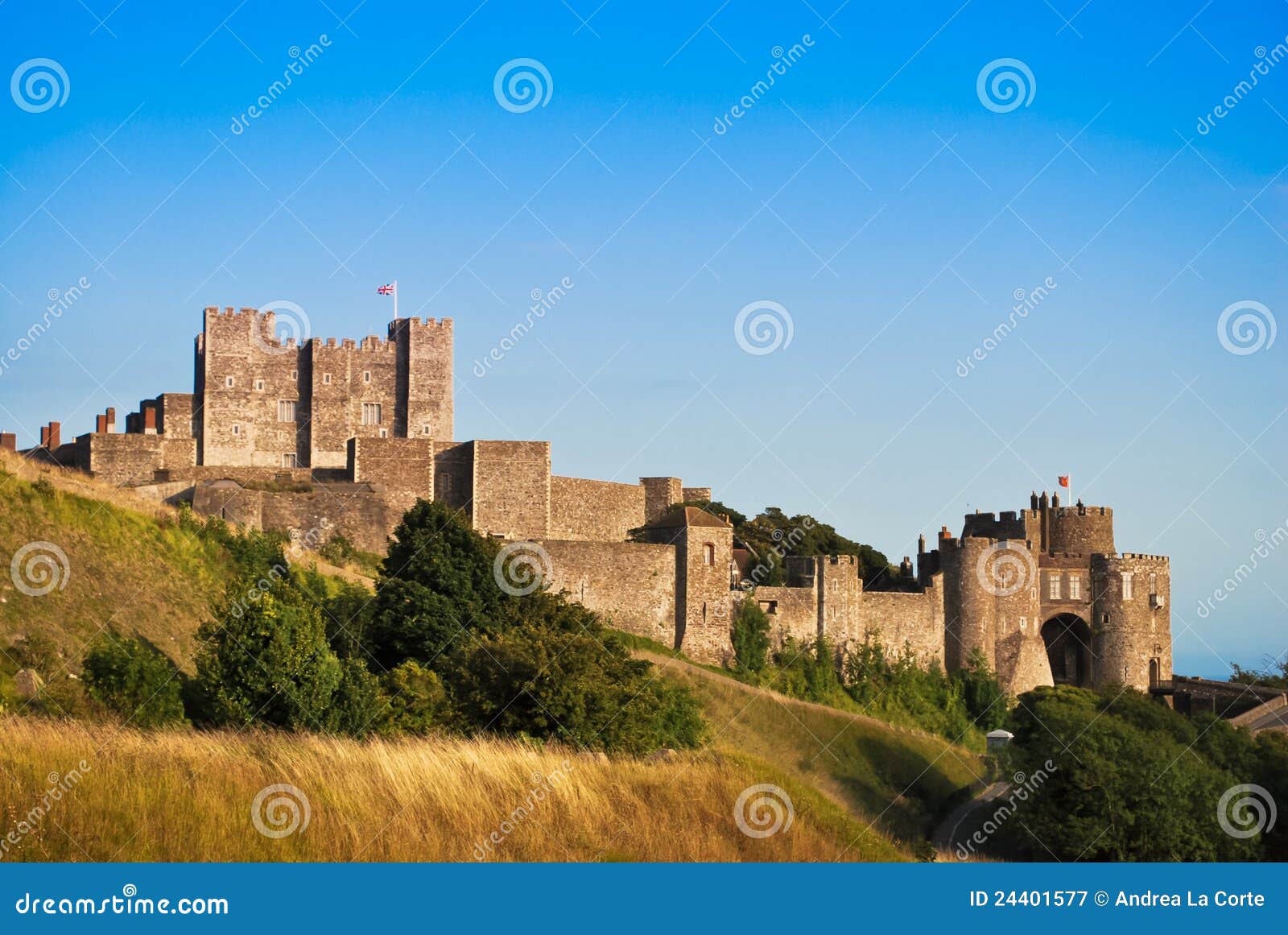 Dover Castle stock image. Image of southern, england - 24401577