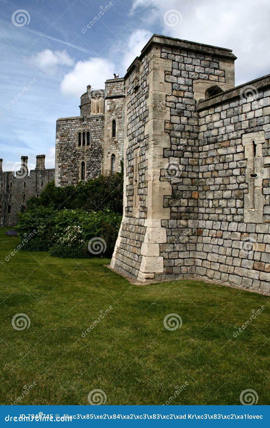 Dover castle barrier stock image. Image of stone, dover - 7846745