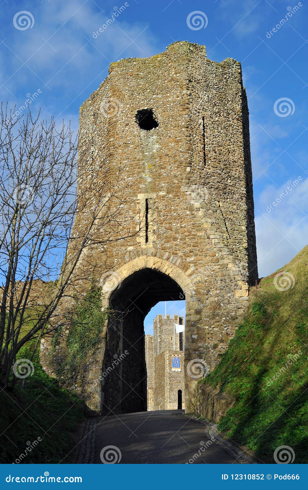 Dover Castle Gatehouse stock photo. Image of england - 12310852