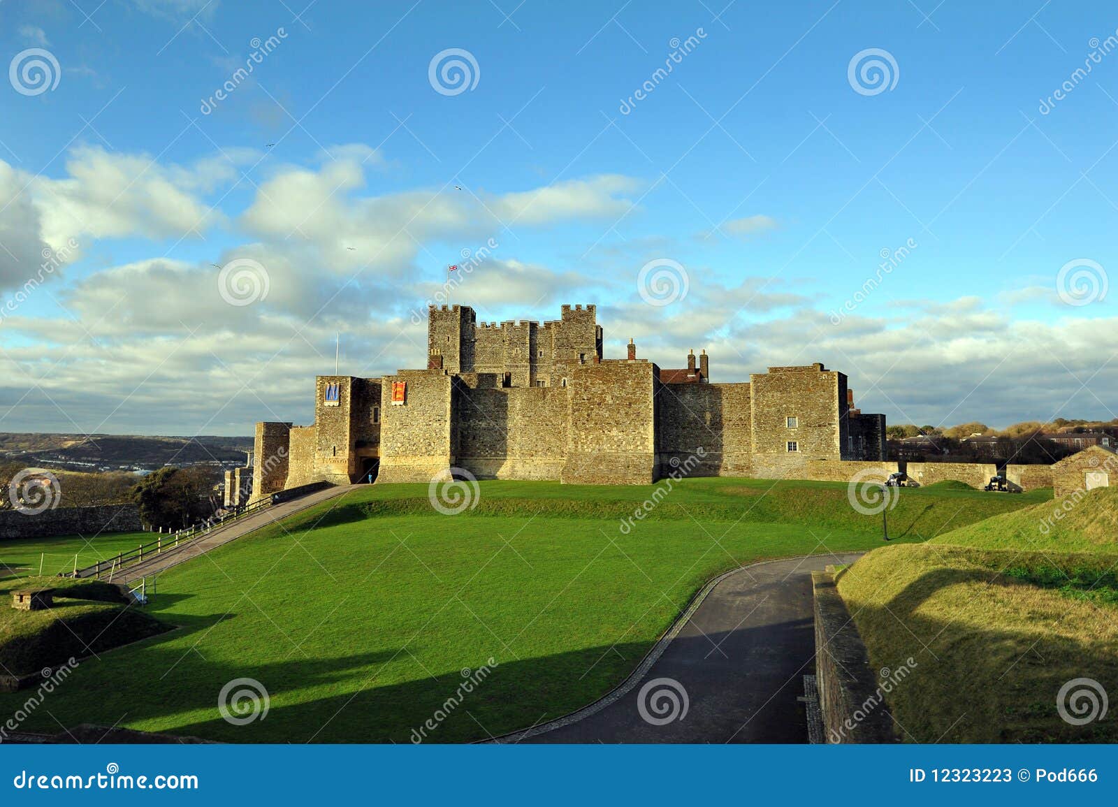 Dover Castle Keep stock image. Image of solid, heritage - 12323223