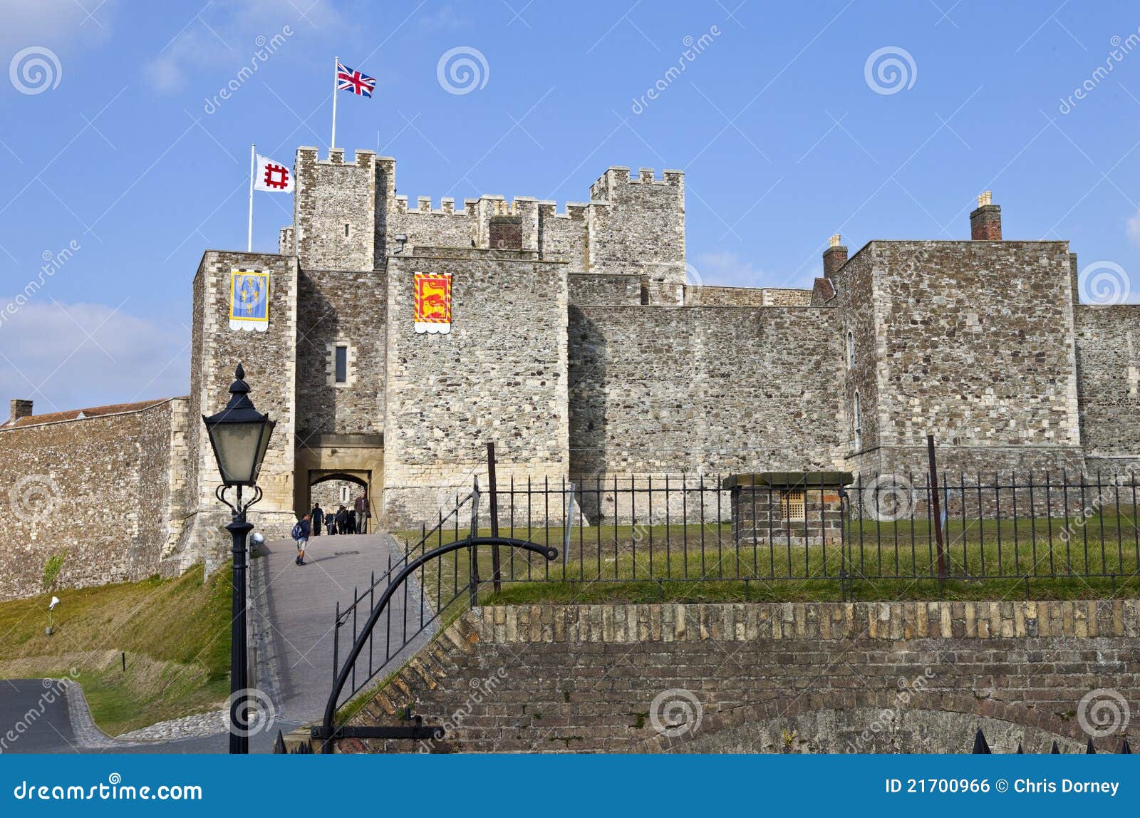Dover Castle in Kent stock photo. Image of england, tourism - 21700966