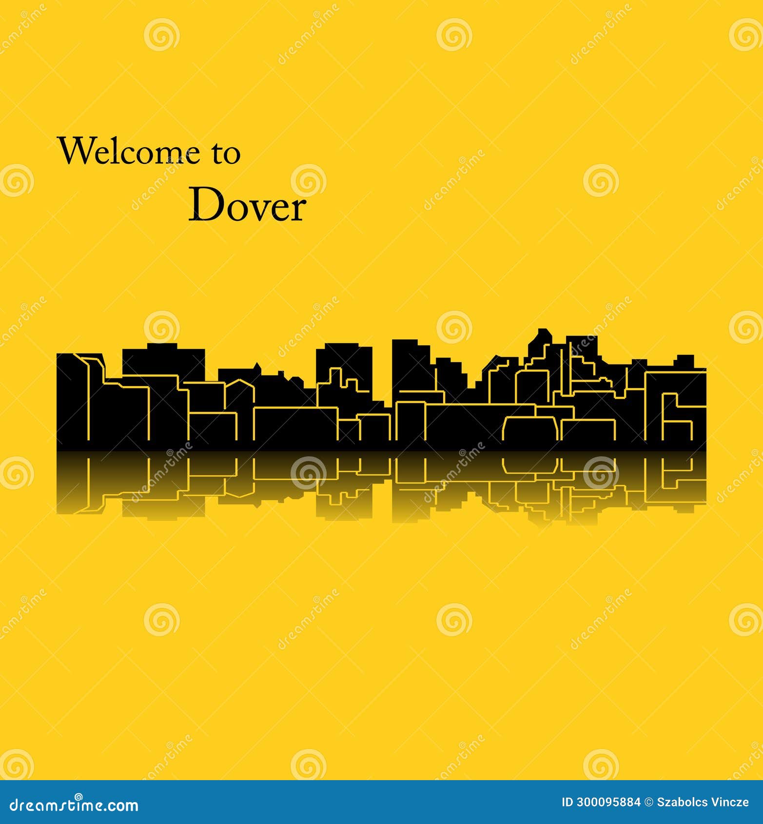 Dover Delaware USA City Map In Retro Style. Outline Map. Vector ...