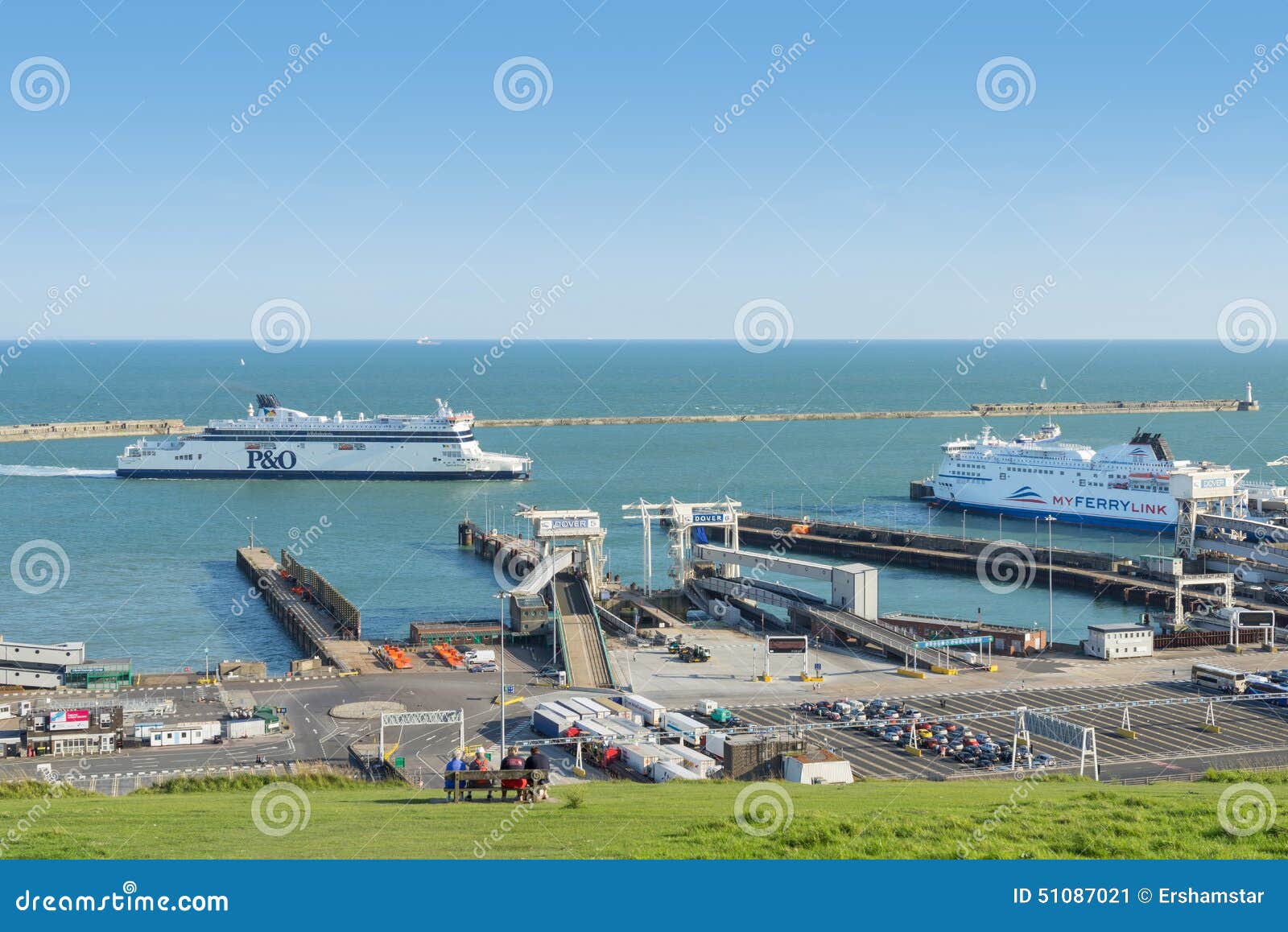 Dover Docks and Harbour in Kent, UK Editorial Photo - Image of kingdom ...