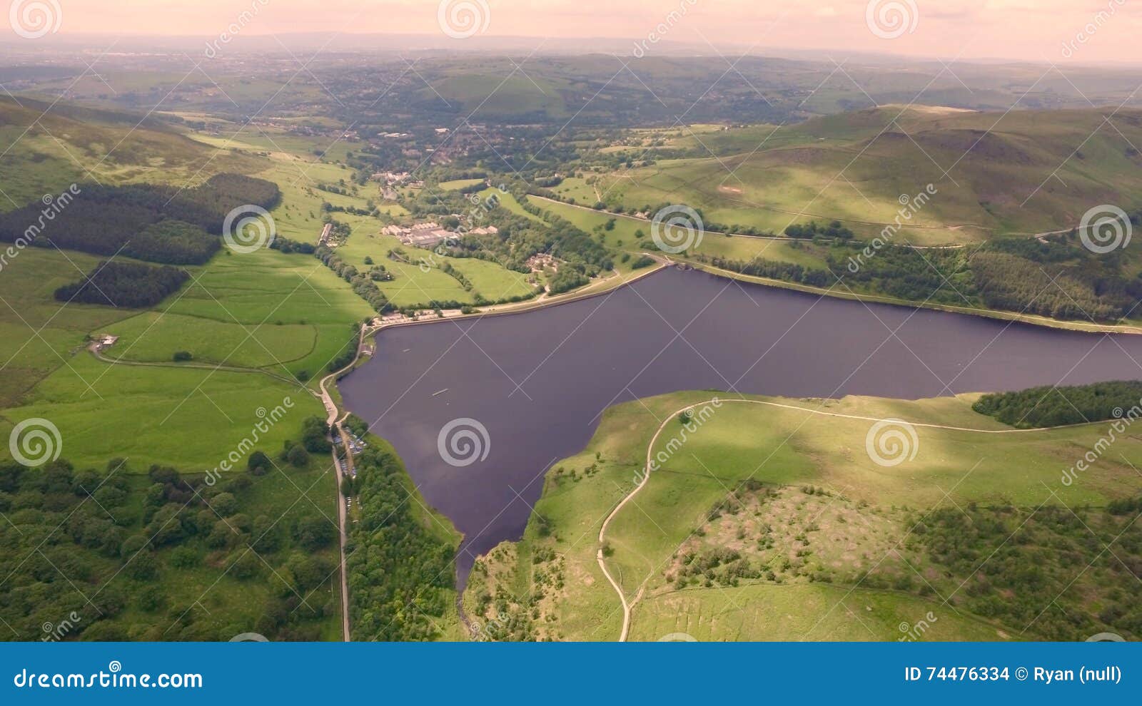 DOVESTONES stock photo. Image of days, green, lush, dovestones - 74476334