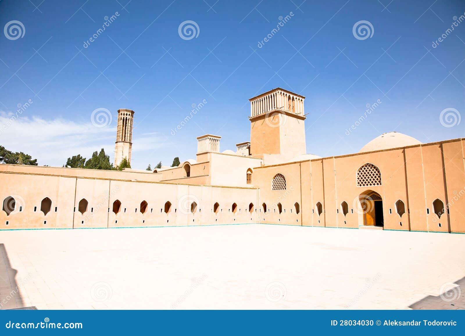 Dowlat Abad - a Masterpiece of Iranian Engineering . Yazd, Ira Stock ...
