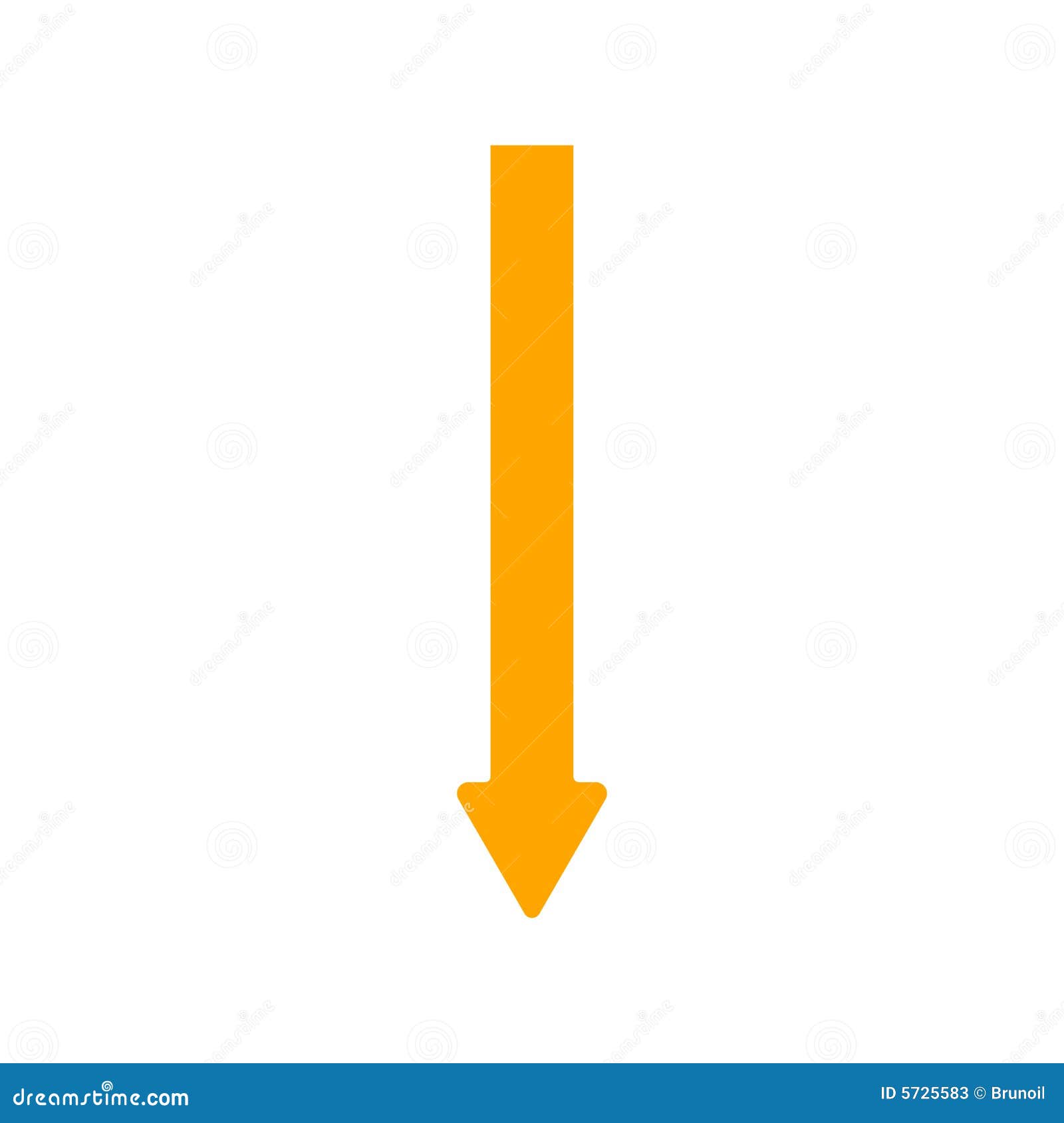 Down Arrow stock illustration. Illustration of balance - 5725583