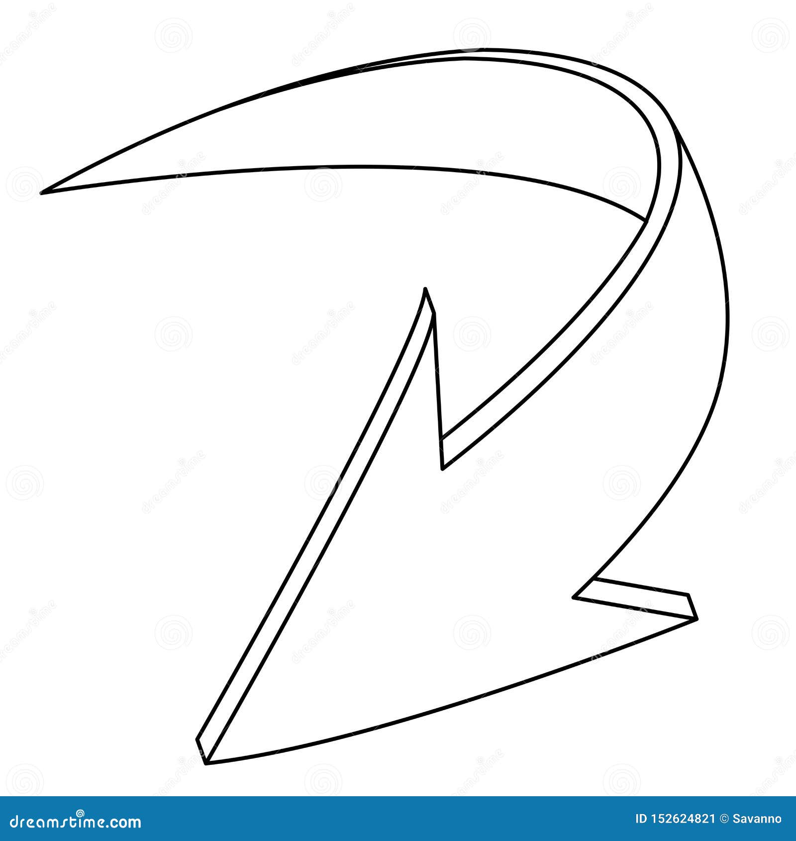 Red Arrow On Outline Profile Picture,Business Concept,head Hunter ...