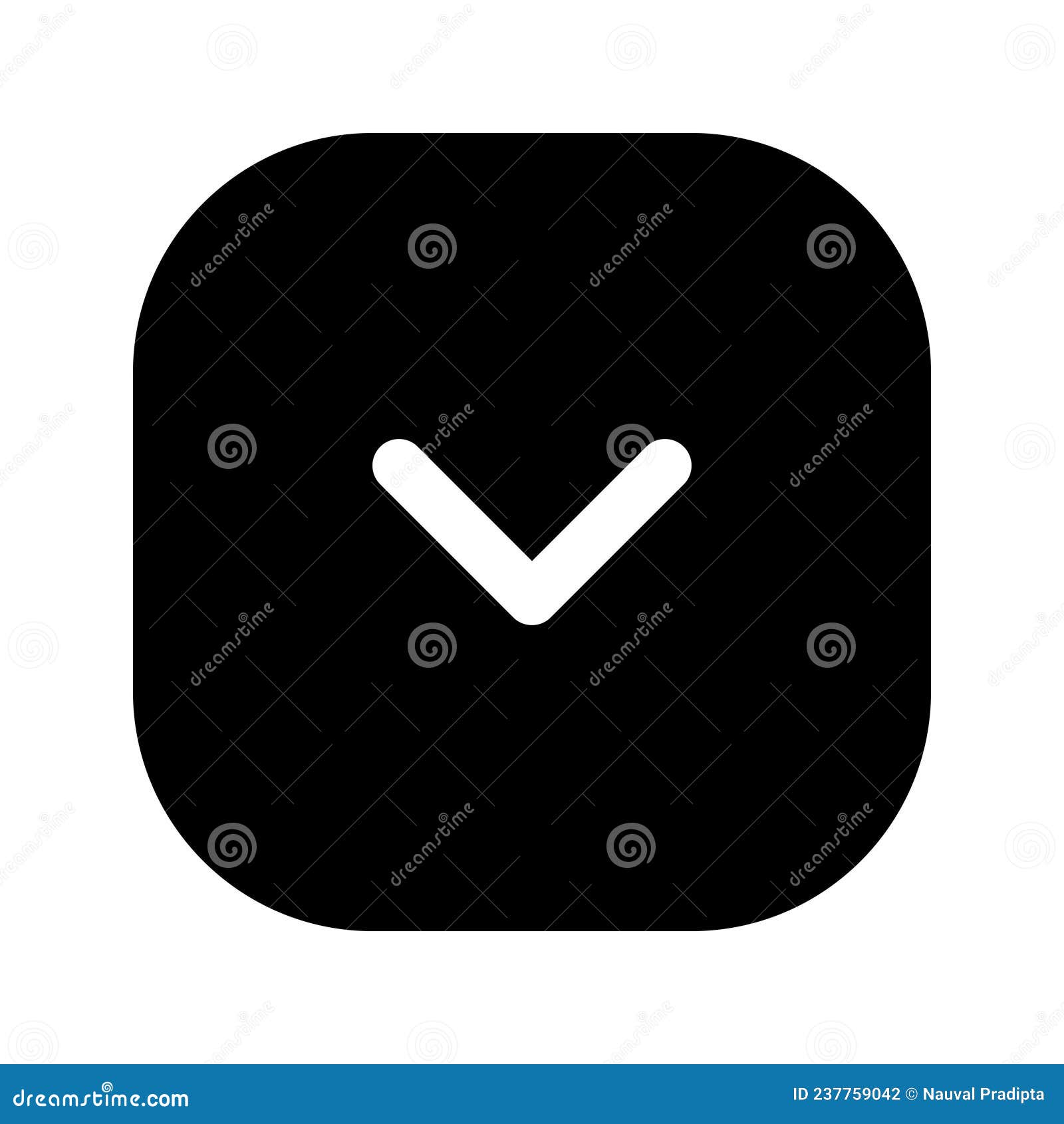 Down Arrow 1 Solid Style Icon Stock Vector - Illustration of design ...