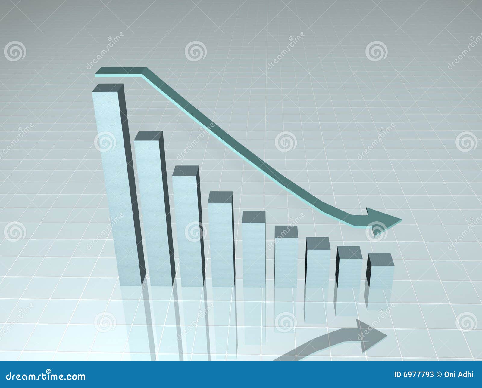 Down chart sideview stock illustration. Illustration of building - 6977793