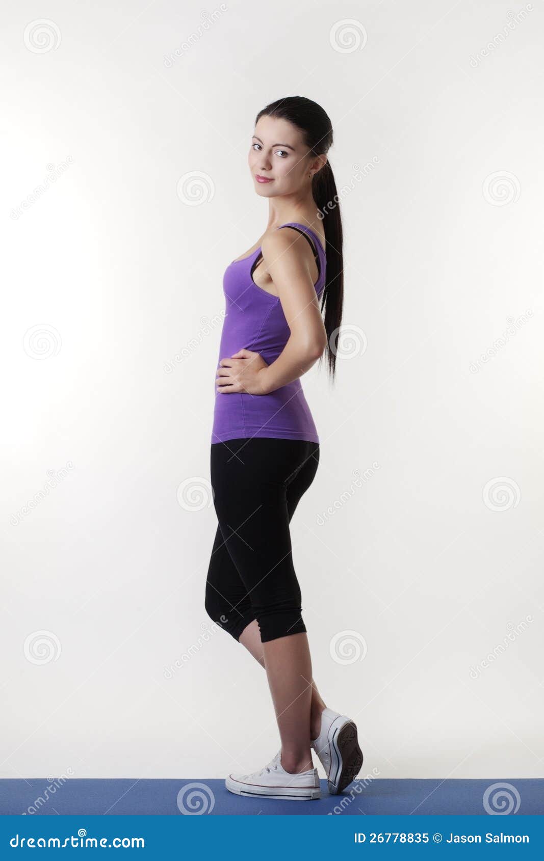 Down the gym stock image. Image of leisure, health, female - 26778835
