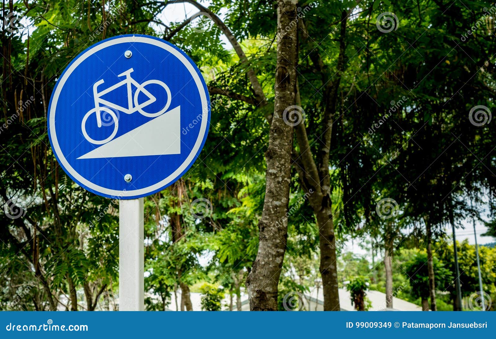Down hill traffic sign stock image. Image of hill, transport - 99009349
