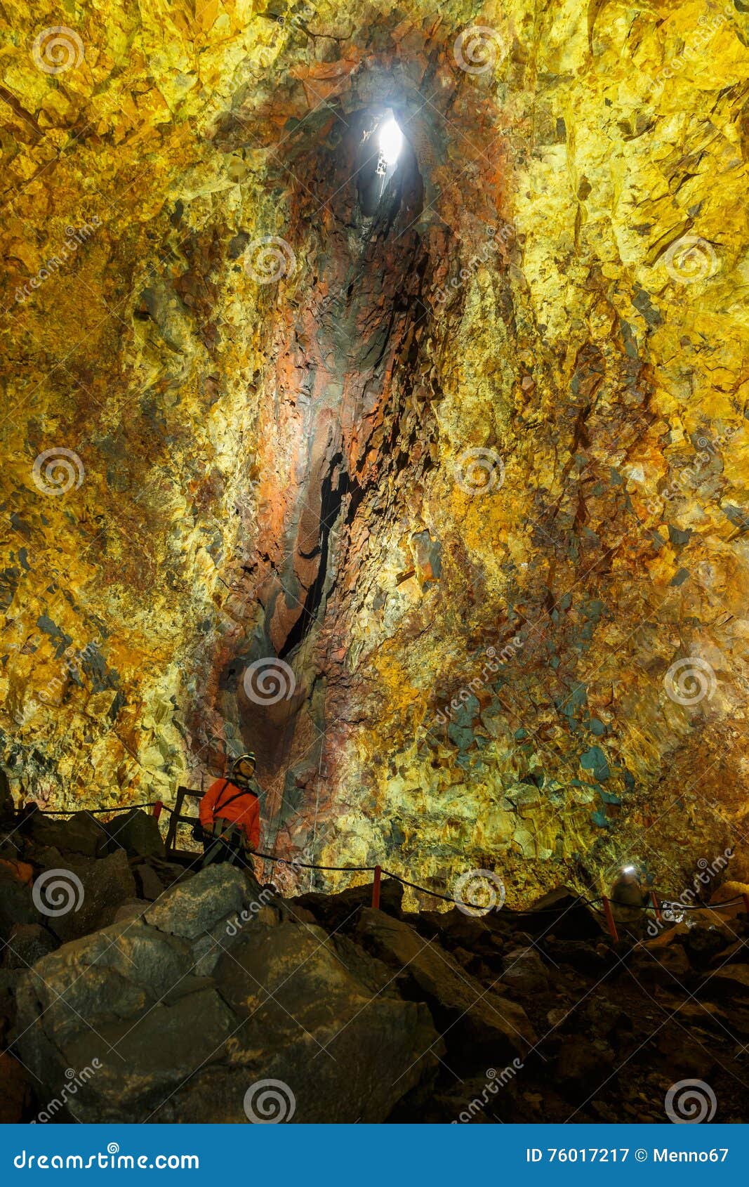 Down inside a volcano stock image. Image of dark, volcanic - 76017217