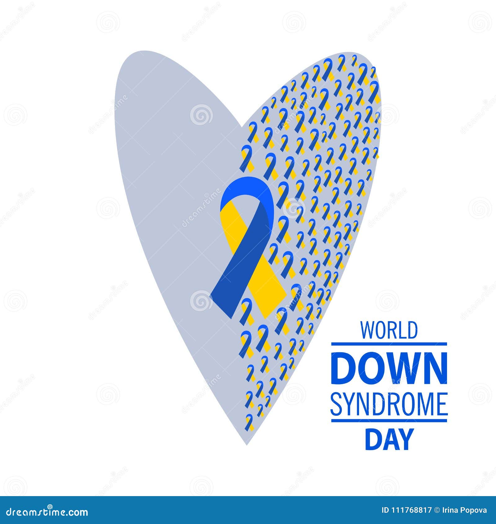 Down Syndrome Illustration, White Background, Stock Vector ...