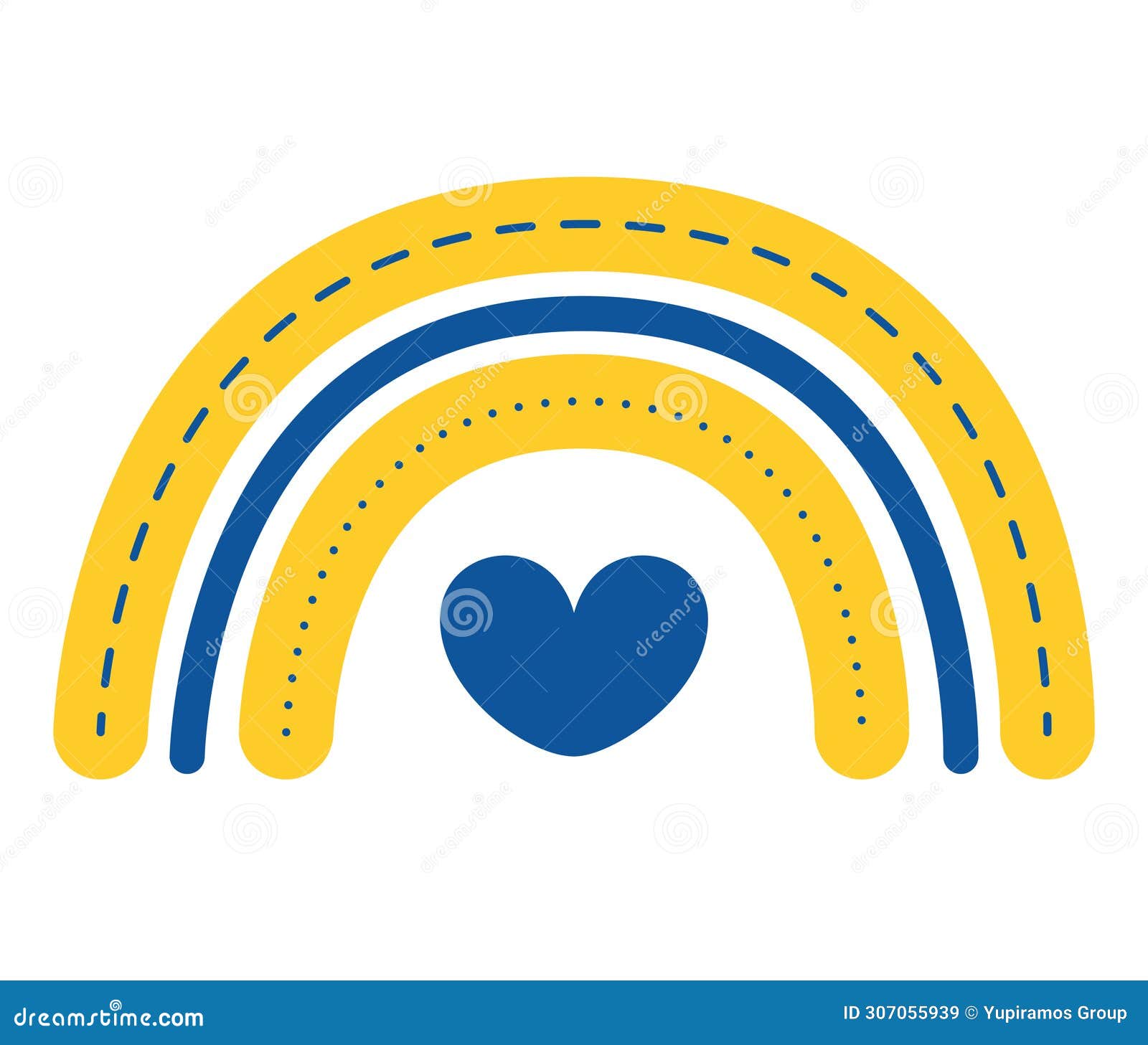 Down syndrome rainbow stock vector. Illustration of mental - 307055939