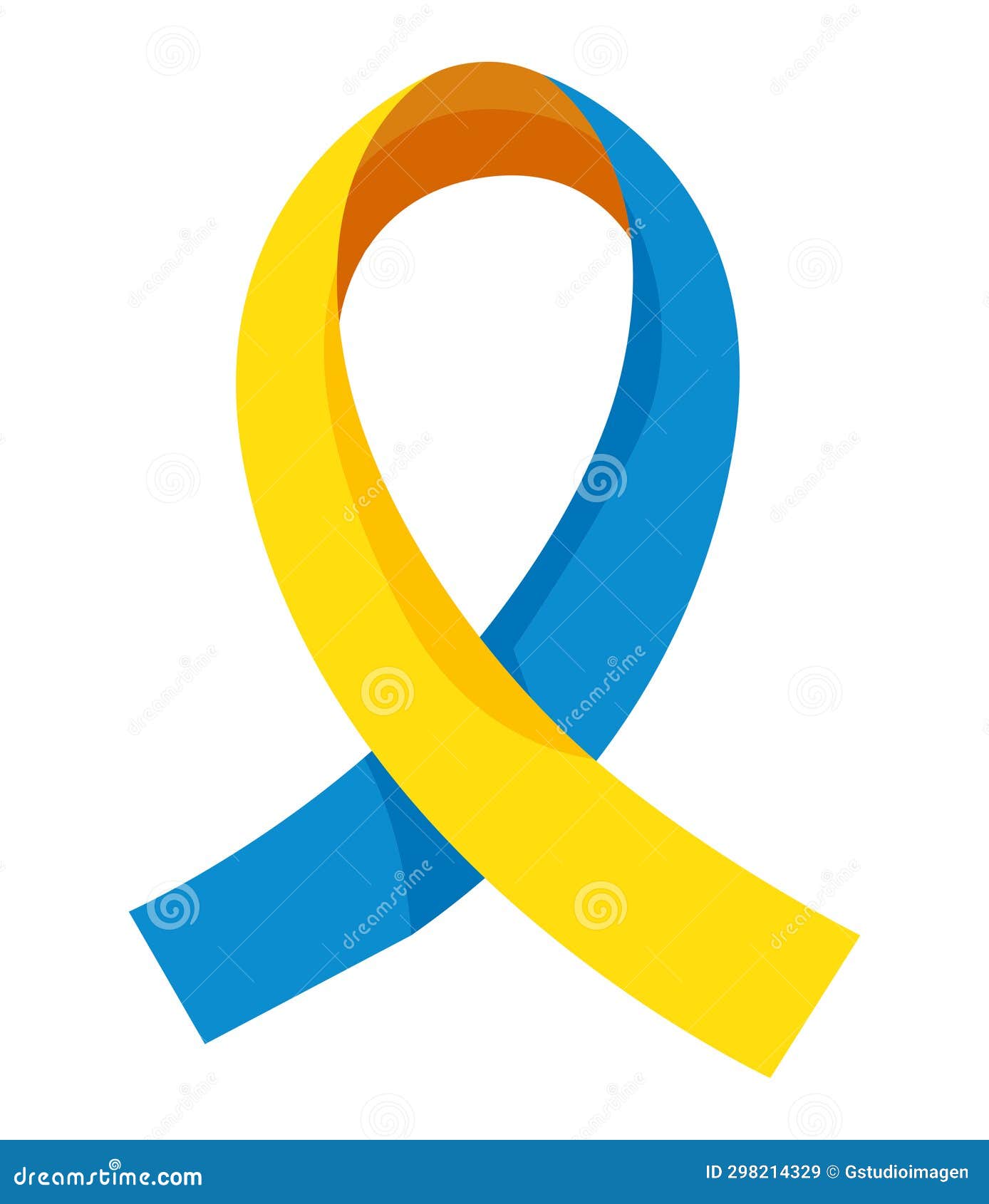 Down syndrome ribbon stock vector. Illustration of charity - 298214329