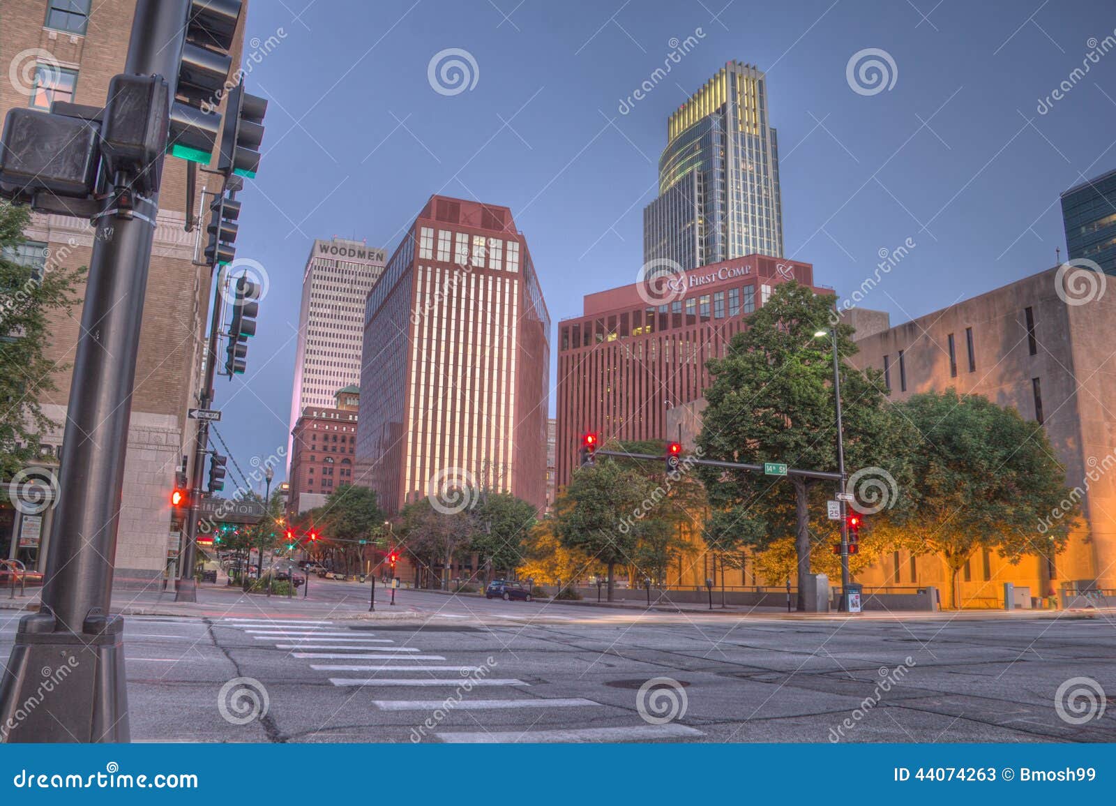 Down Town Omaha Nebraska editorial stock photo. Image of town - 44074263