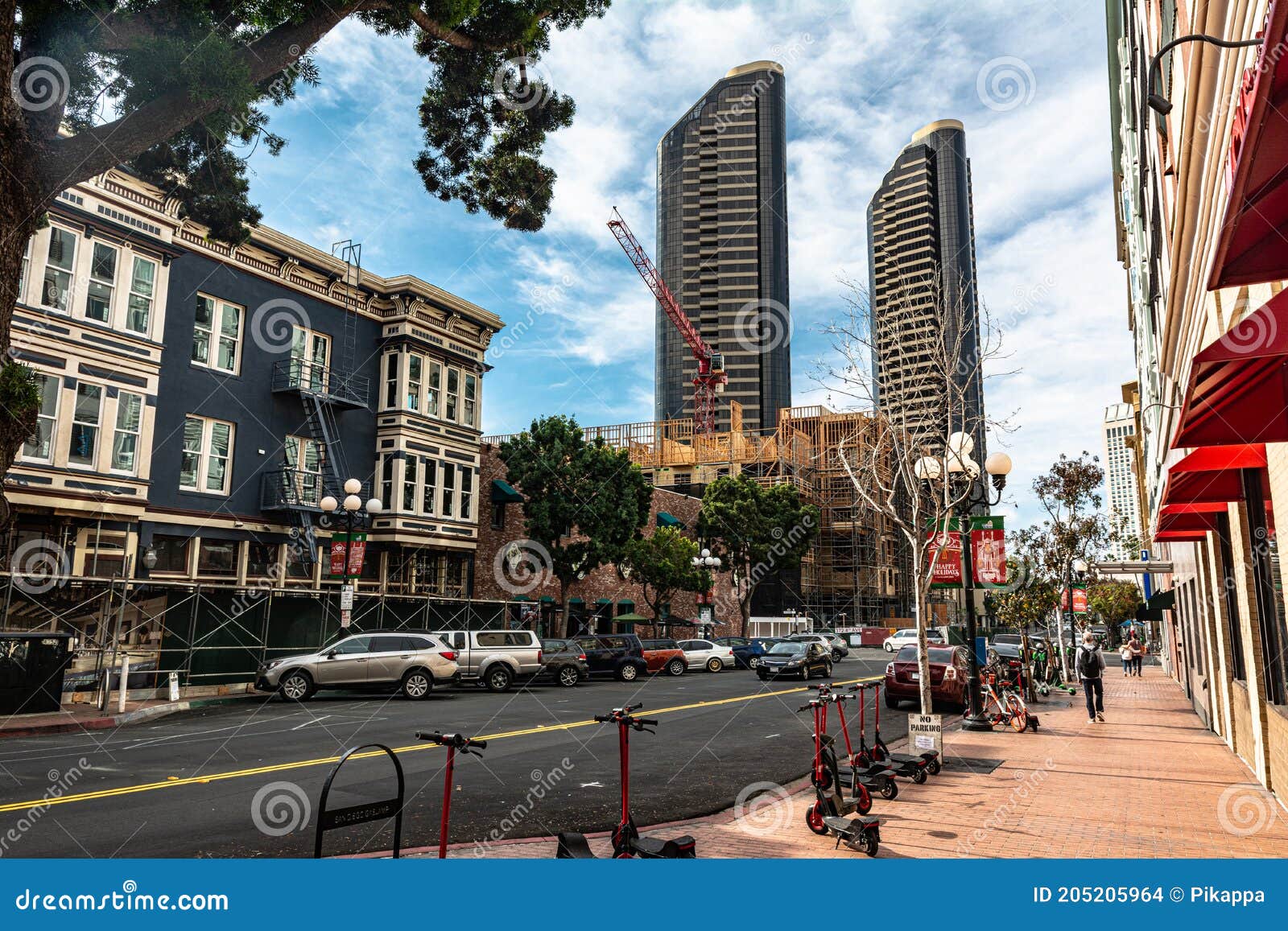 Downtown San Diego, California Editorial Stock Image - Image of ...