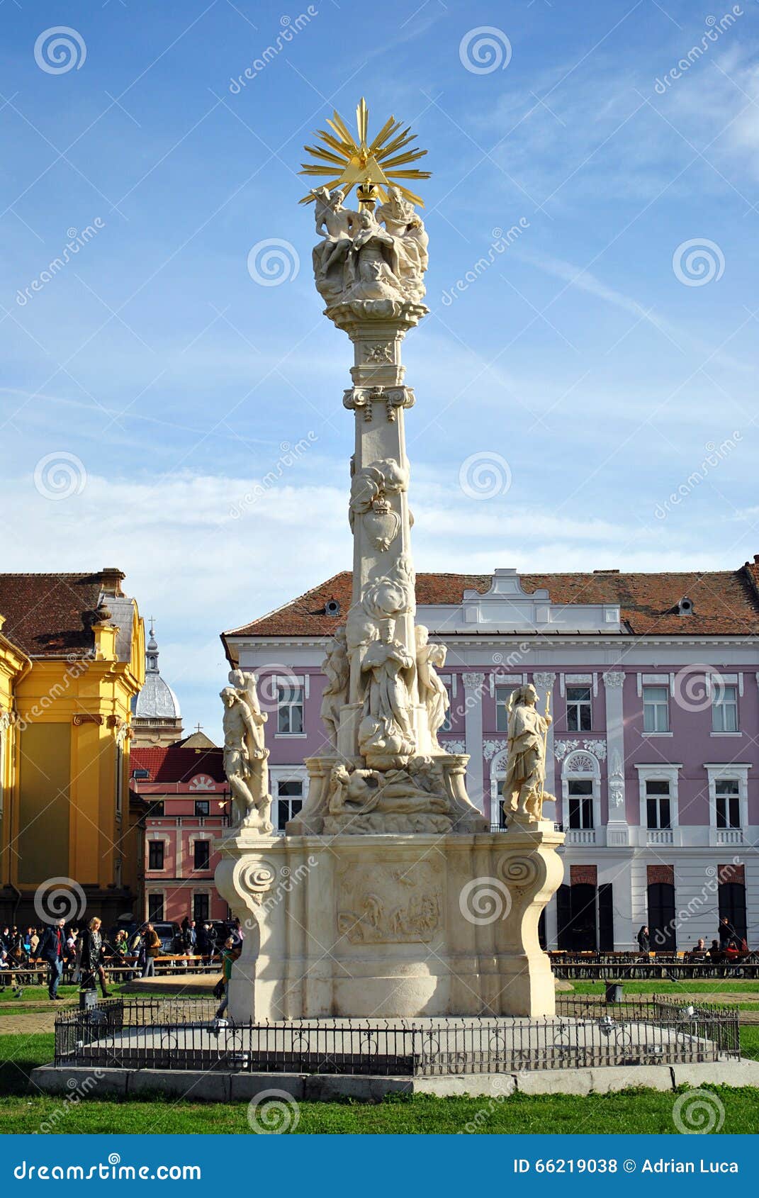 Down town Timisoara editorial stock photo. Image of downtown - 66219038