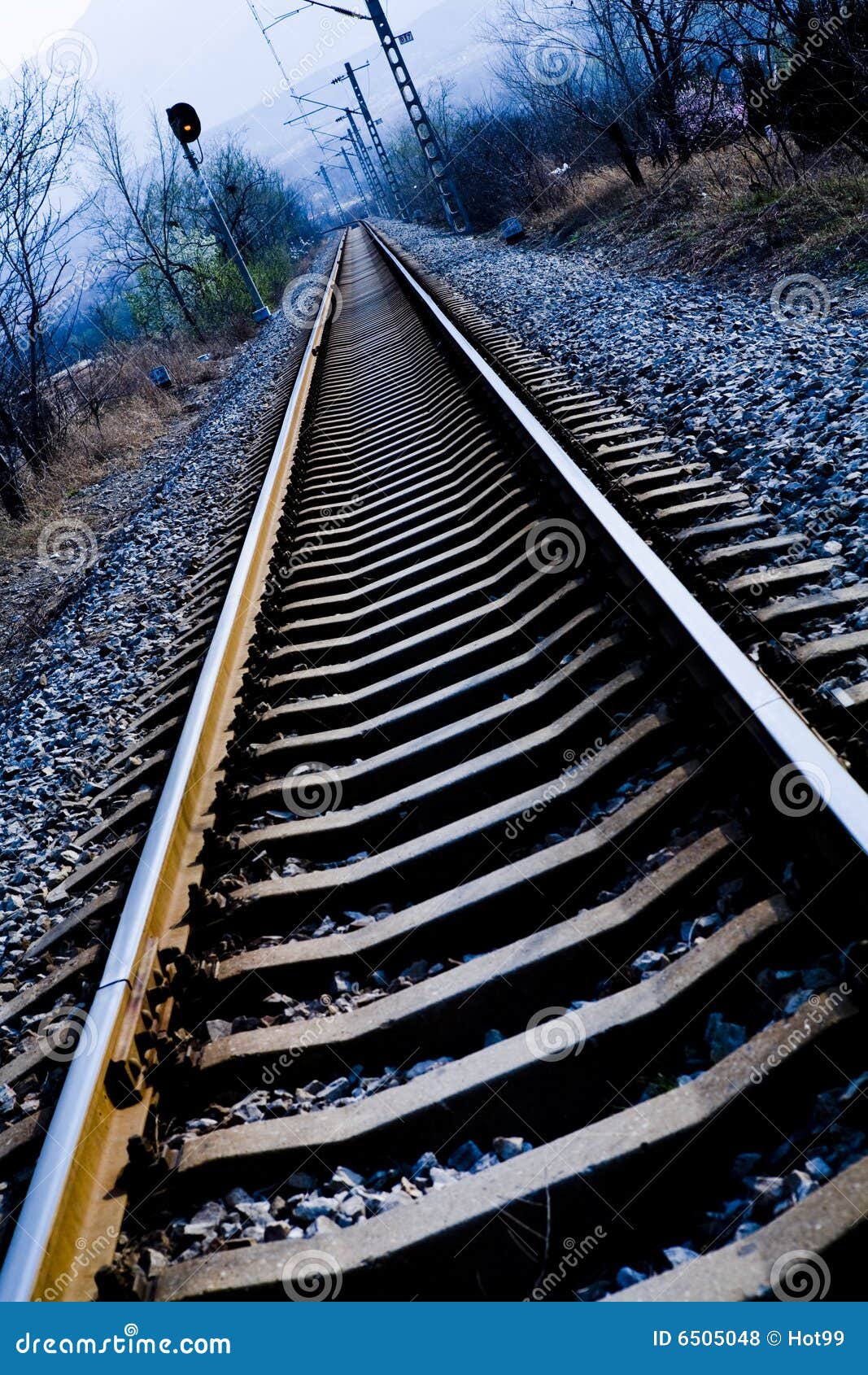 Down the tracks stock photo. Image of tracks, point, railway - 6505048