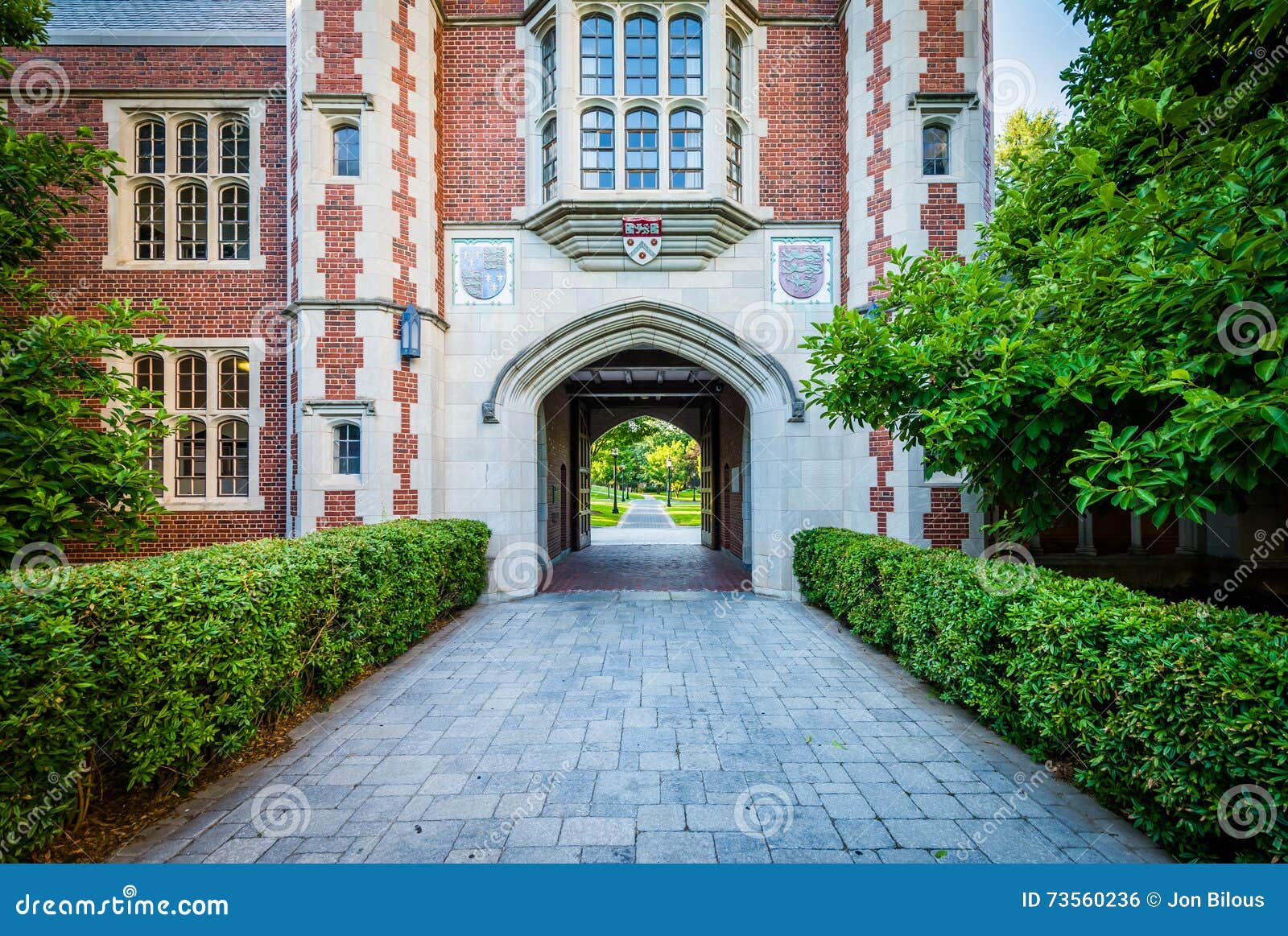 The Downes Memorial ClockTower, at Trinity College, in Hartford Stock ...