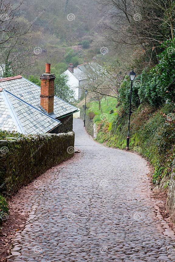 Downhill stock image. Image of stones, incline, cobbles - 38834991