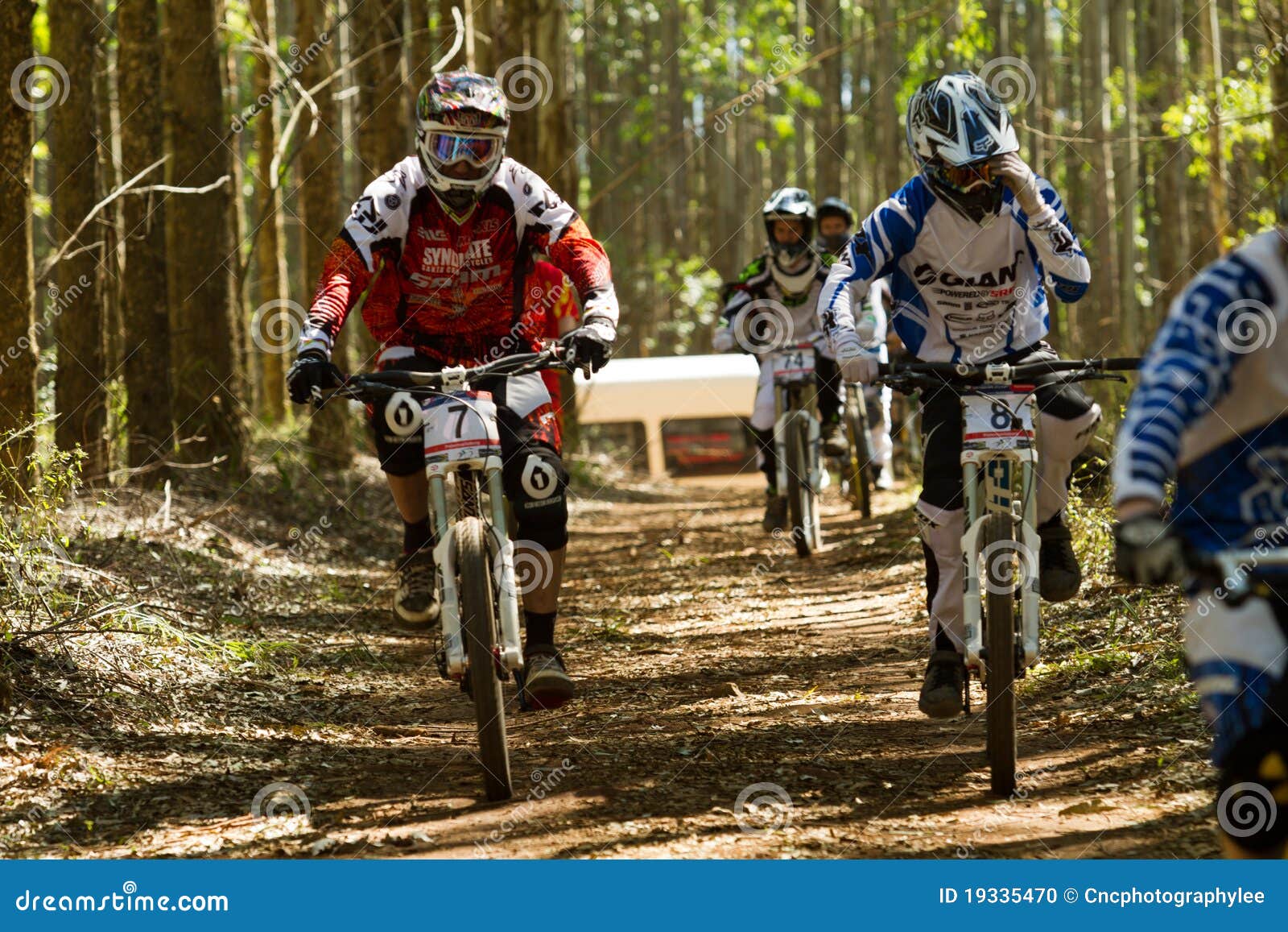 Downhill Riders on Their Way To the Start Editorial Image - Image of ...