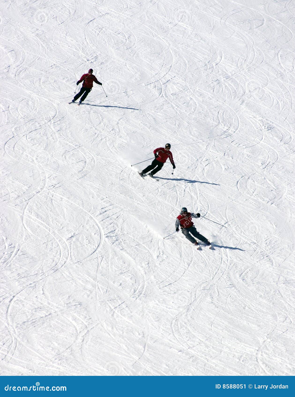Downhill Ski Patterns stock image. Image of jump, race - 8588051