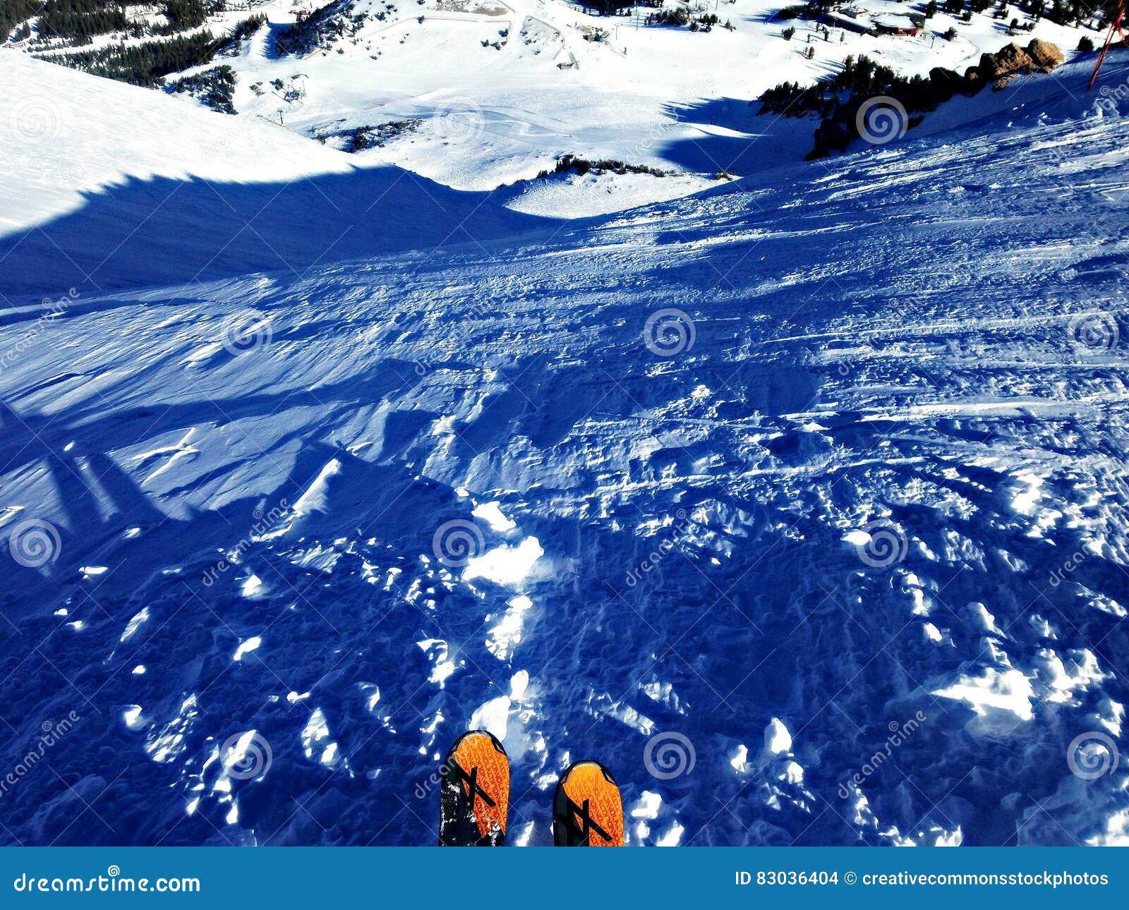 Downhill Skier On Slope Picture. Image: 83036404