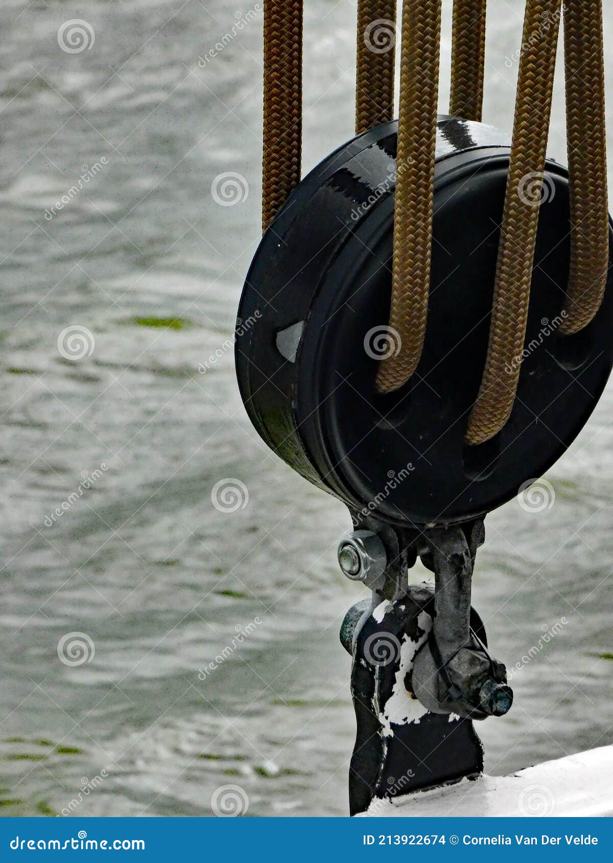 The Downholder is a Pulley System, a Combination of Lines and a Rod, at ...
