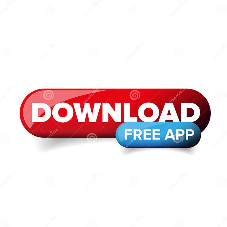 Download App button vector stock vector. Illustration of glossy - 88206361