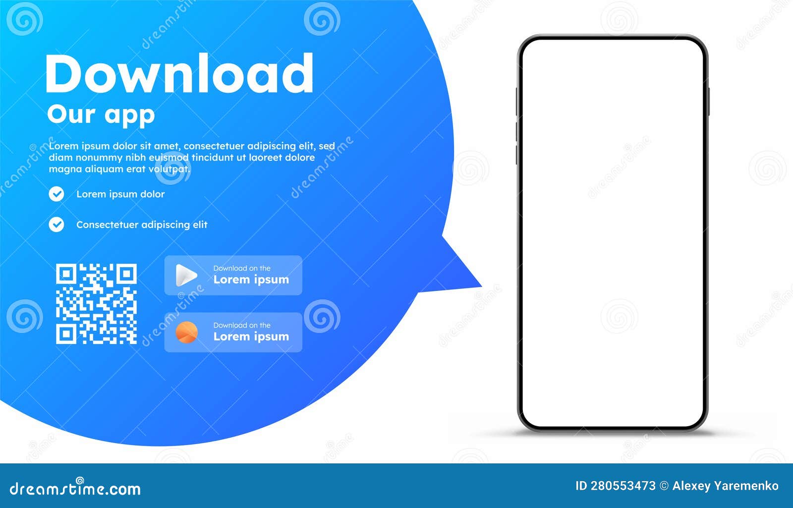 Download app message stock vector. Illustration of chat - 280553473