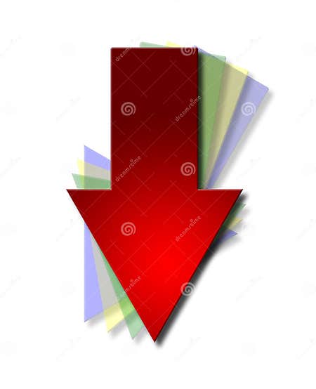 Download arrow stock illustration. Illustration of download - 57991