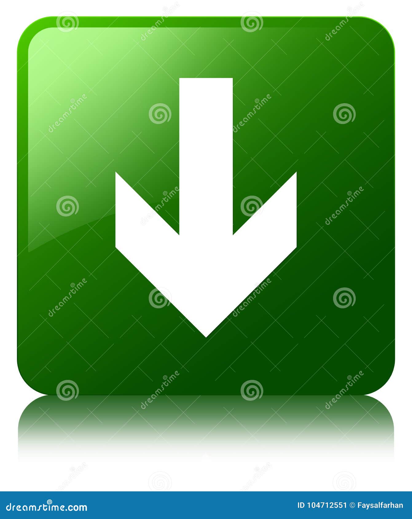 Download Arrow Icon Green Square Button Stock Illustration ... Download Arrow Icon Green Square Button Stock Illustration ...