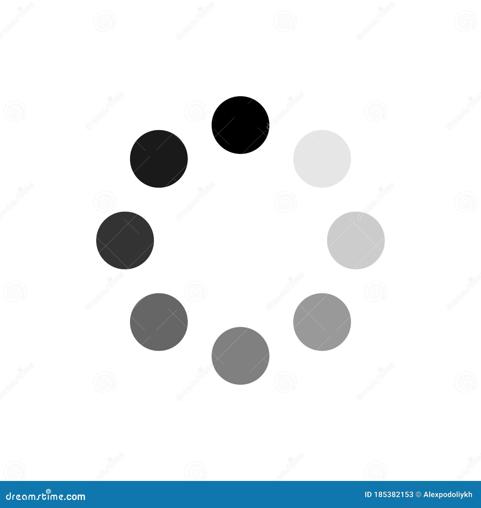 Download Black Flat Icon. Loading Sign. Vector Illustration for Web ...