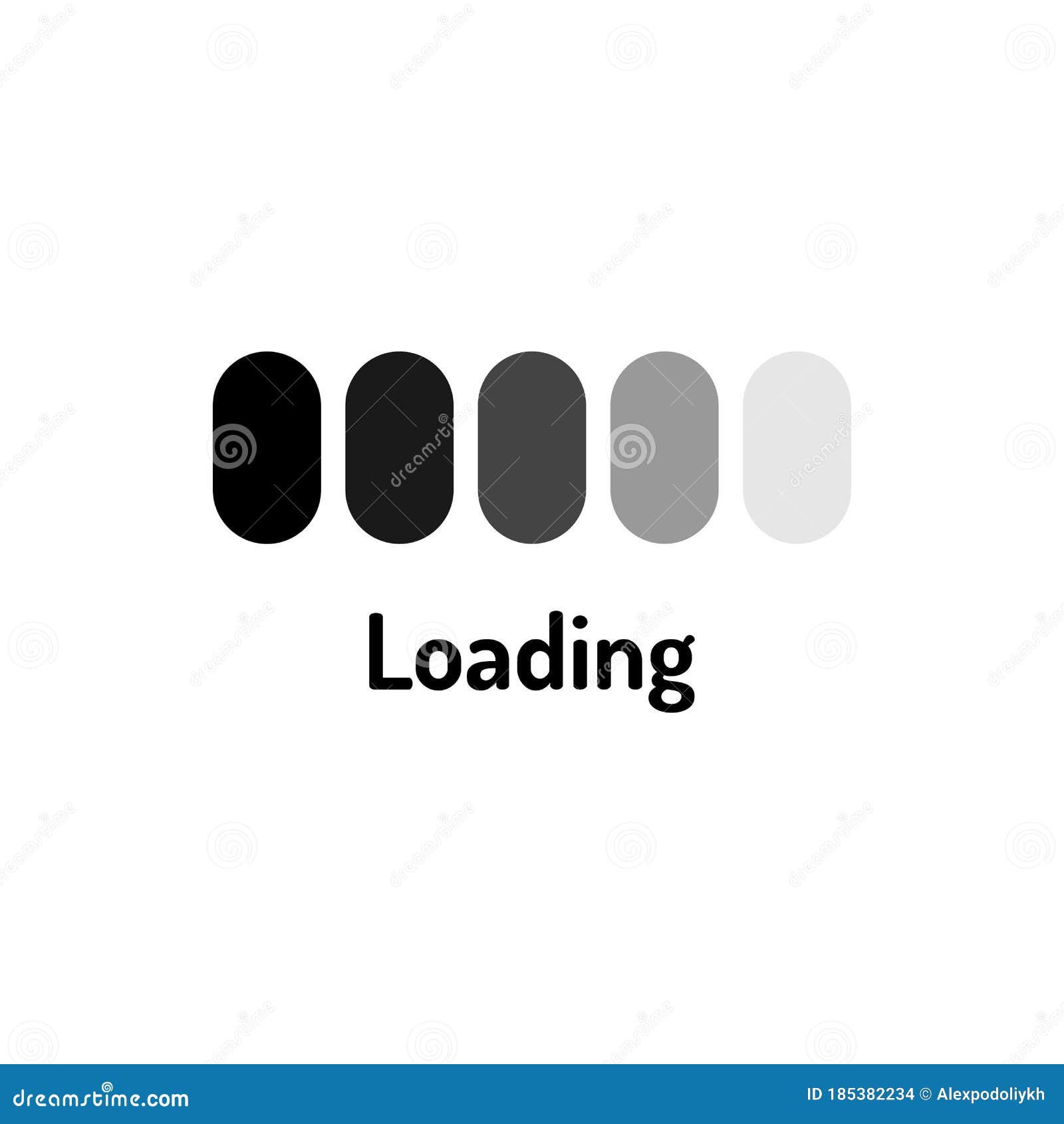 Download Black Flat Icon. Loading Sign. Vector Illustration for Web ...