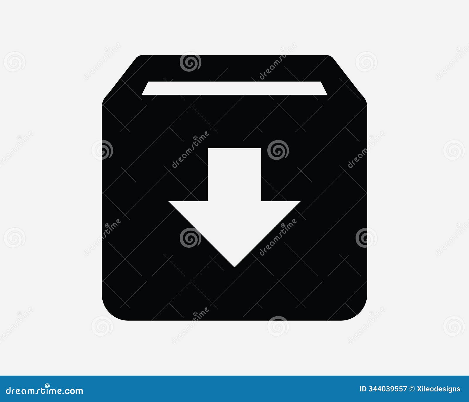 Load Bar Set Loading Download Progress Isolated Black And Blue Icons