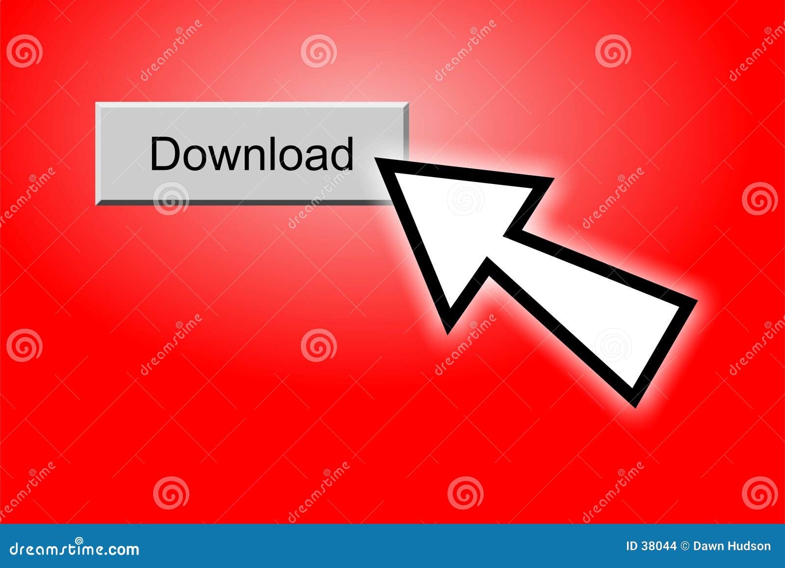 Download Button stock illustration. Illustration of hightech - 38044