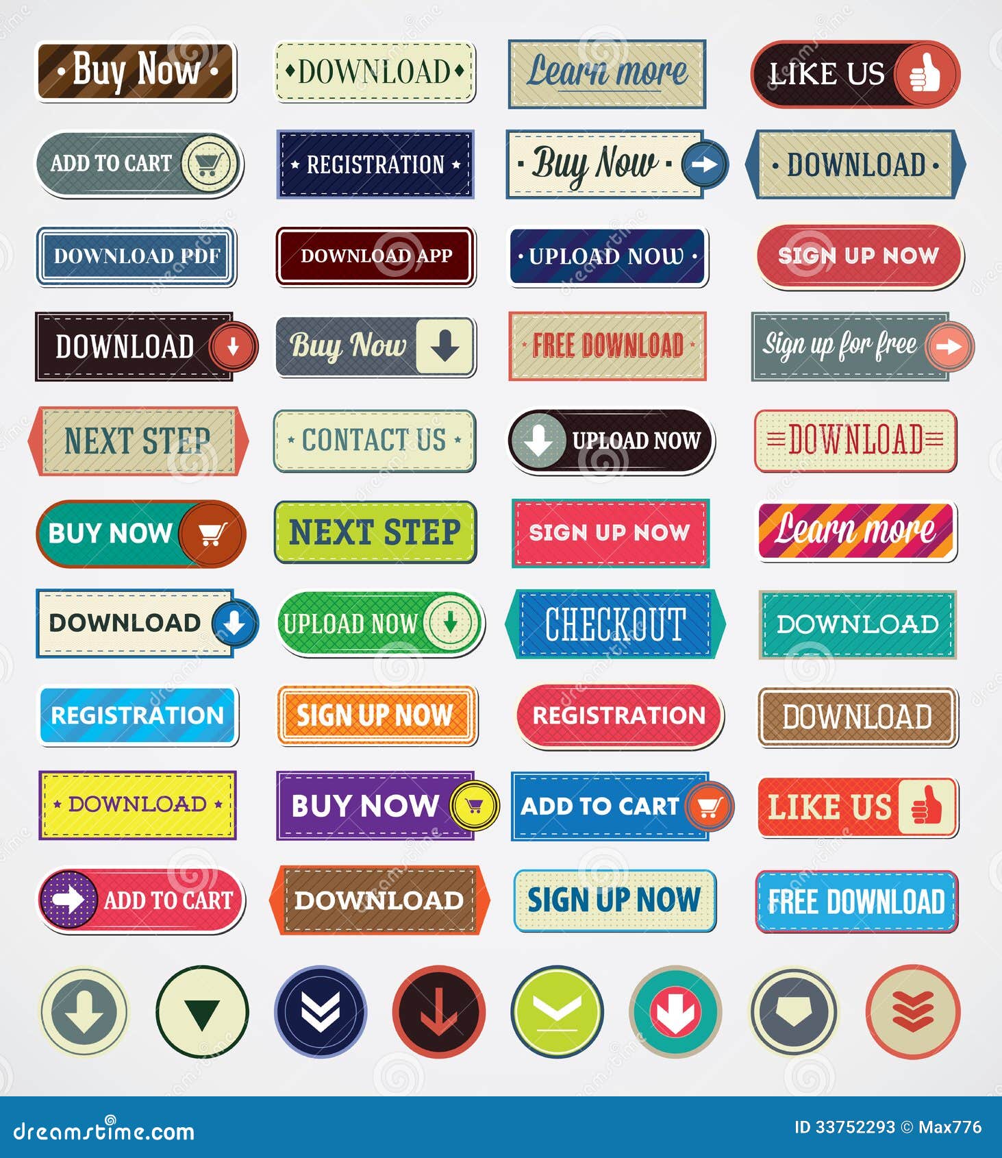 Download button stock vector. Illustration of graphic - 33752293