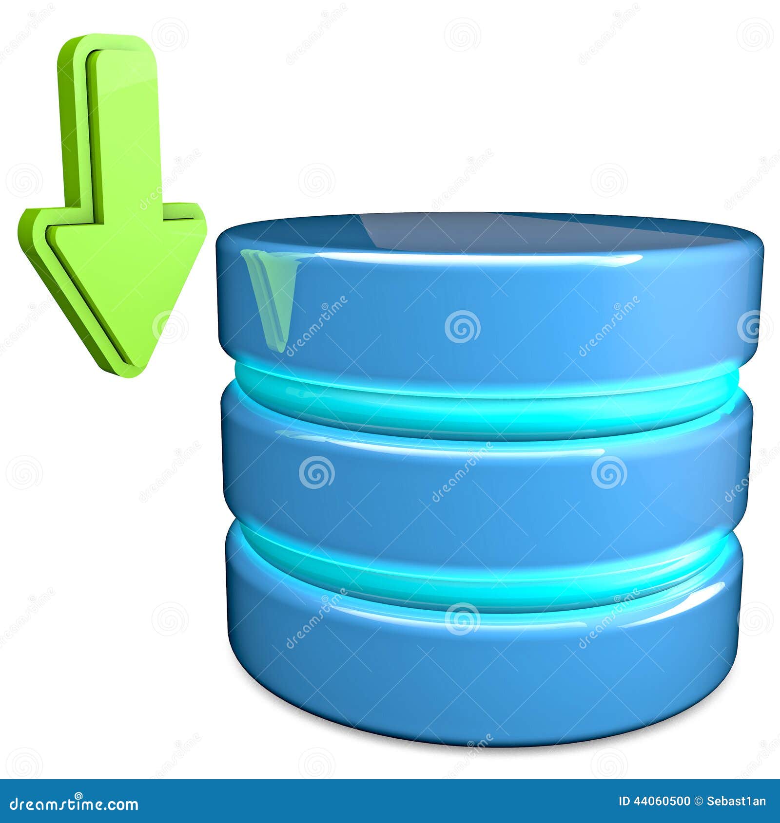Download Data Base stock illustration. Illustration of arrows - 44060500