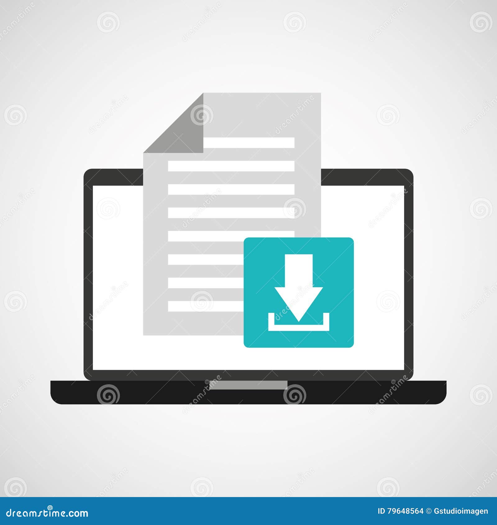 Download Digital Data Icons Stock Illustration - Illustration of ...