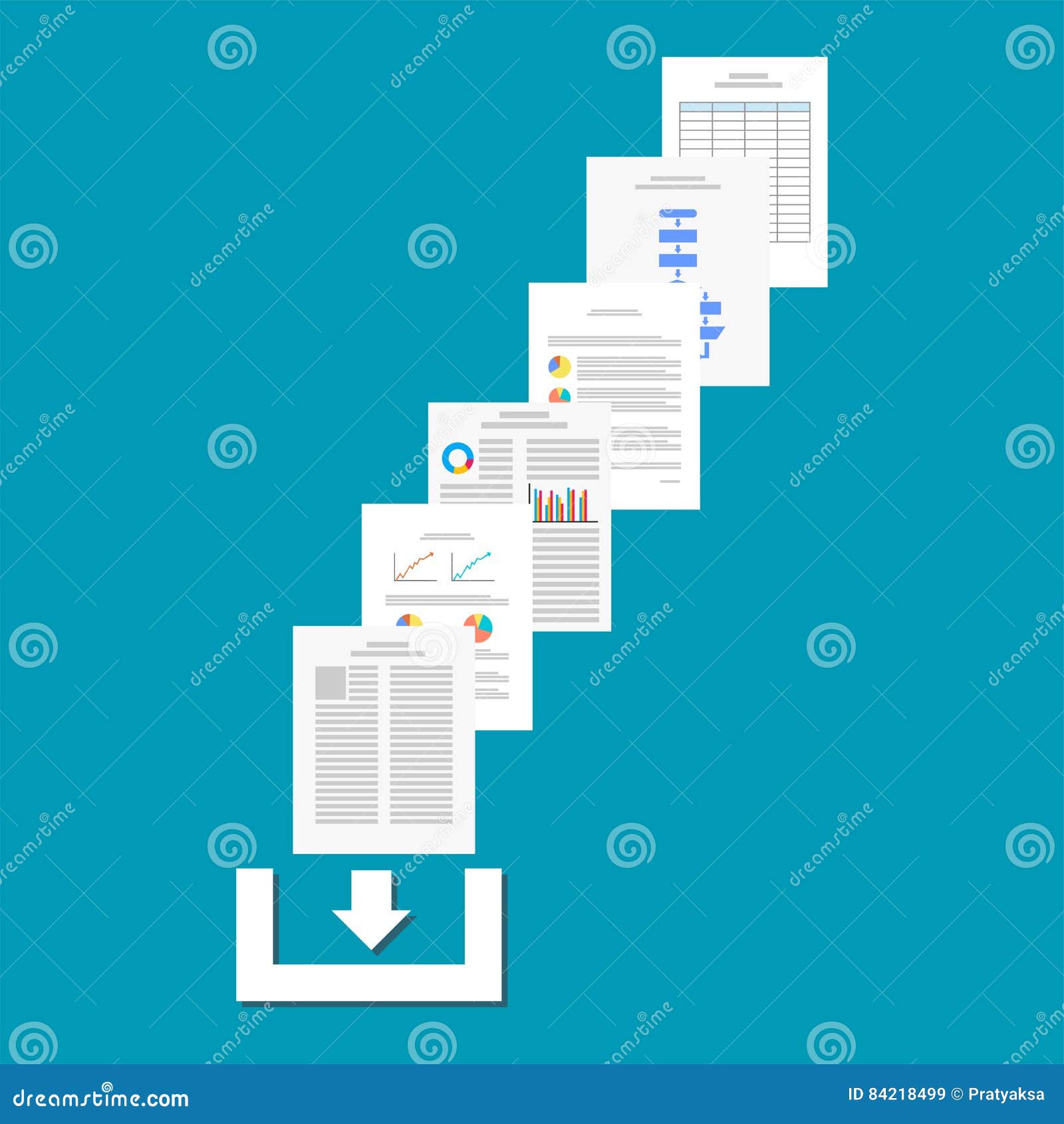 Download Documents or Files from Internet. Download Process Concept ...
