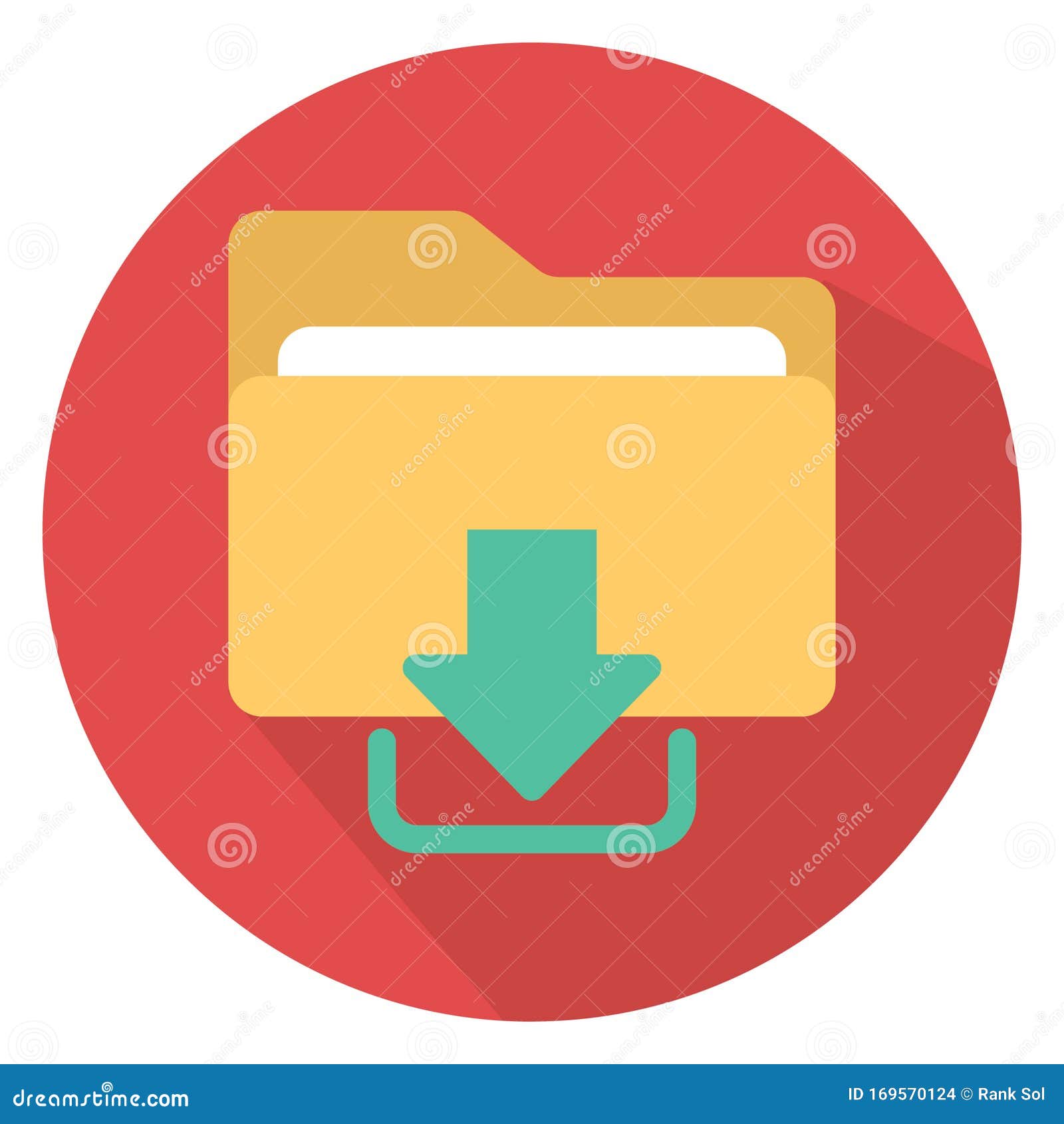 Download, Downloaded Data, Online Data Color Vector Icon Which Can ...
