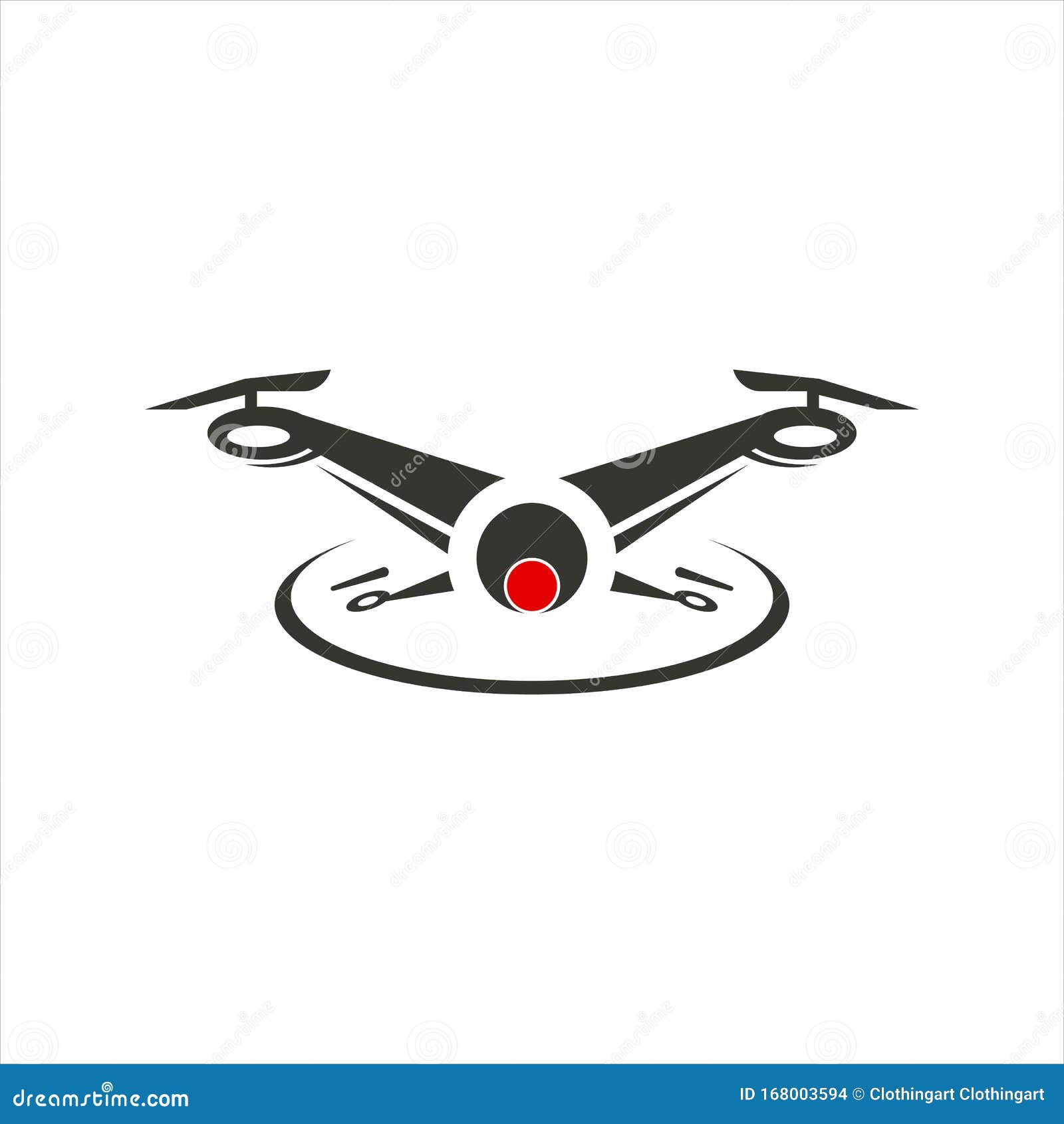 Drone Vector Logo Abstract Modern Stock Vector - Illustration of ...