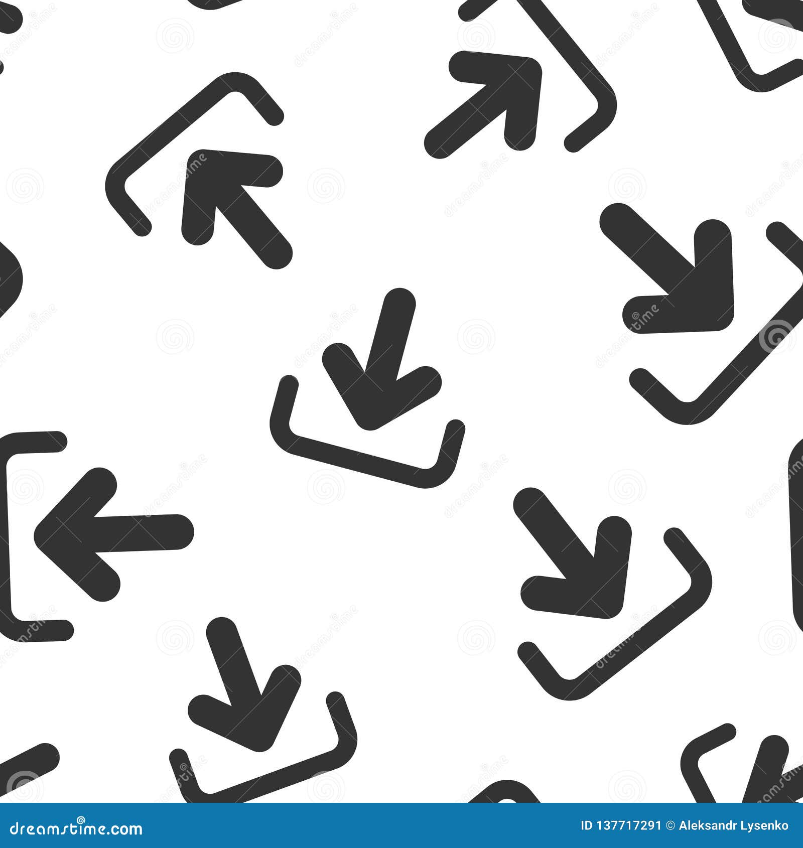 Download File Icon Seamless Pattern Background. Arrow Down Downloading ...