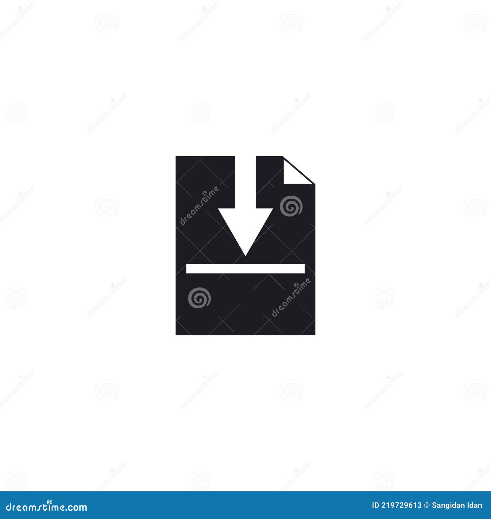 Download File Icon Vector Illustration Design Stock Image - Image of ...