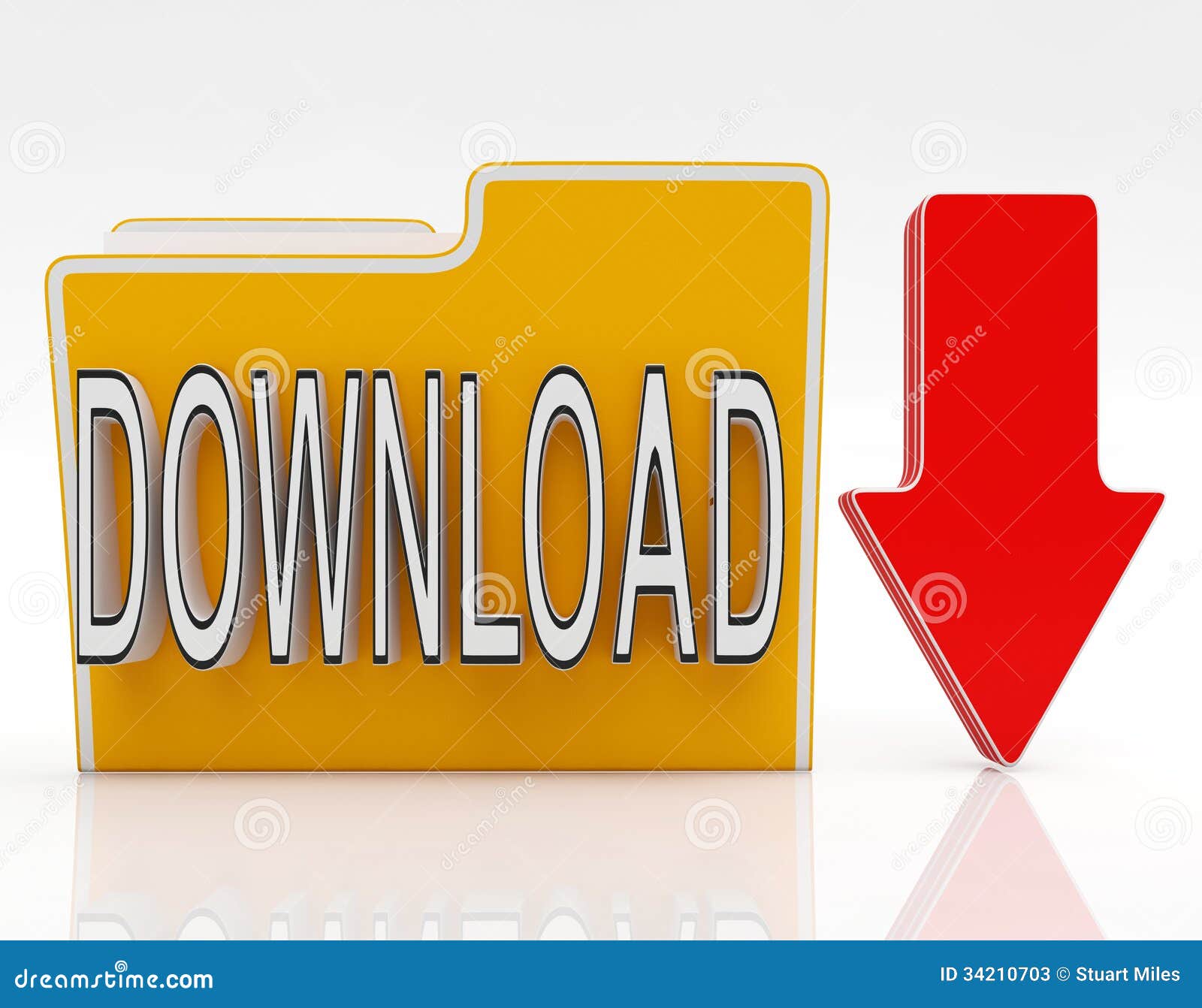 Download File Shows Downloaded Software Stock Illustration ...