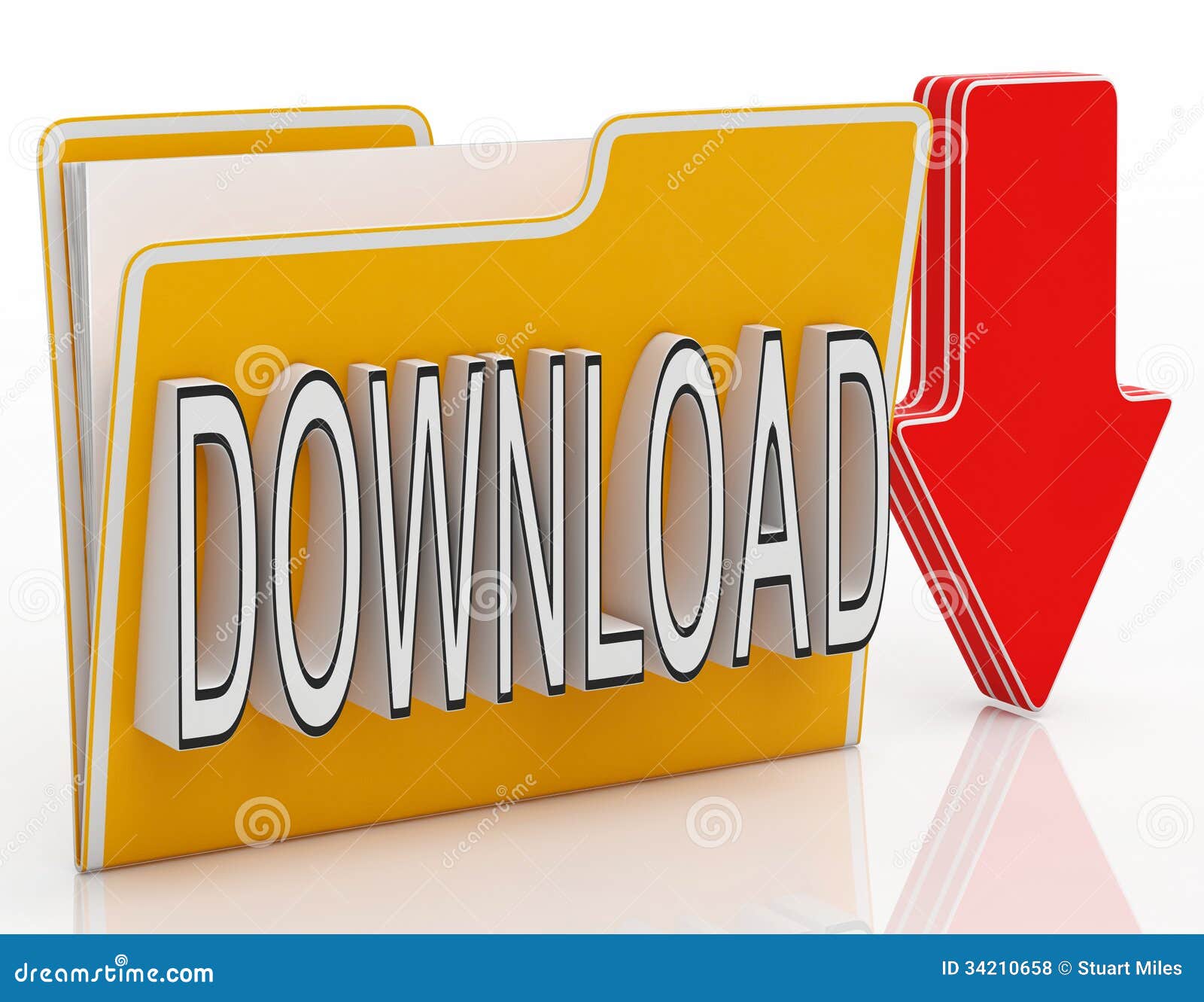 Download File Shows Downloading Software Stock Illustration ...