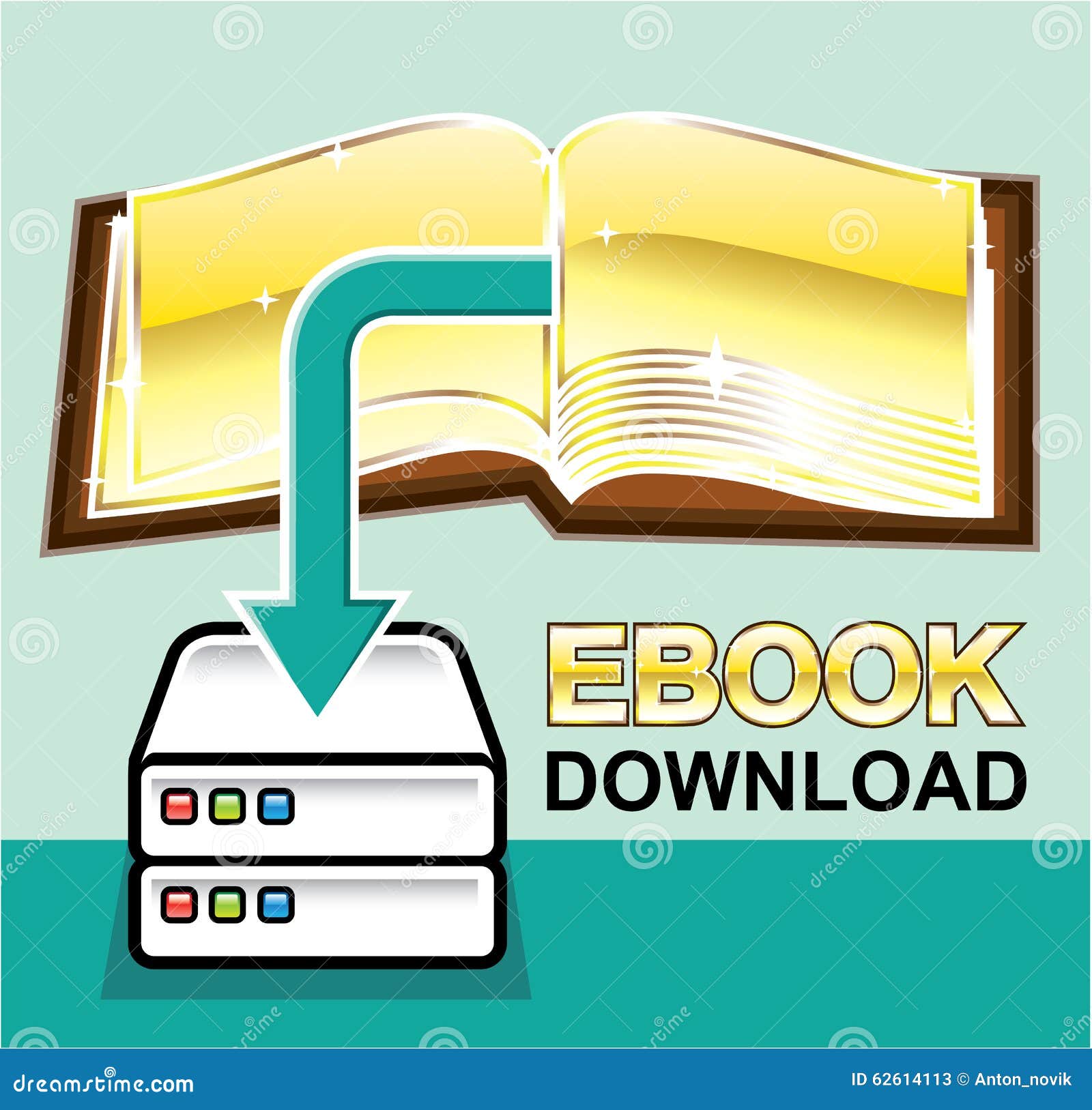 Download Golden Ebook Vector Icon Illustration Stock Vector ...