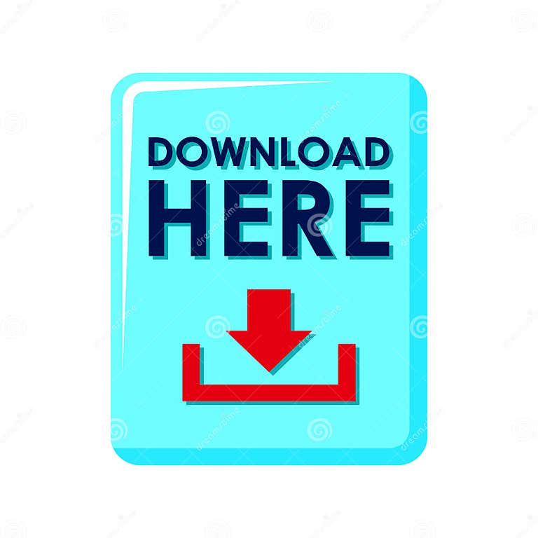 Download Here Button Stylist Text Rounded Stock Vector - Illustration ... Download Here Button Stylist Text Rounded Stock Vector - Illustration ...