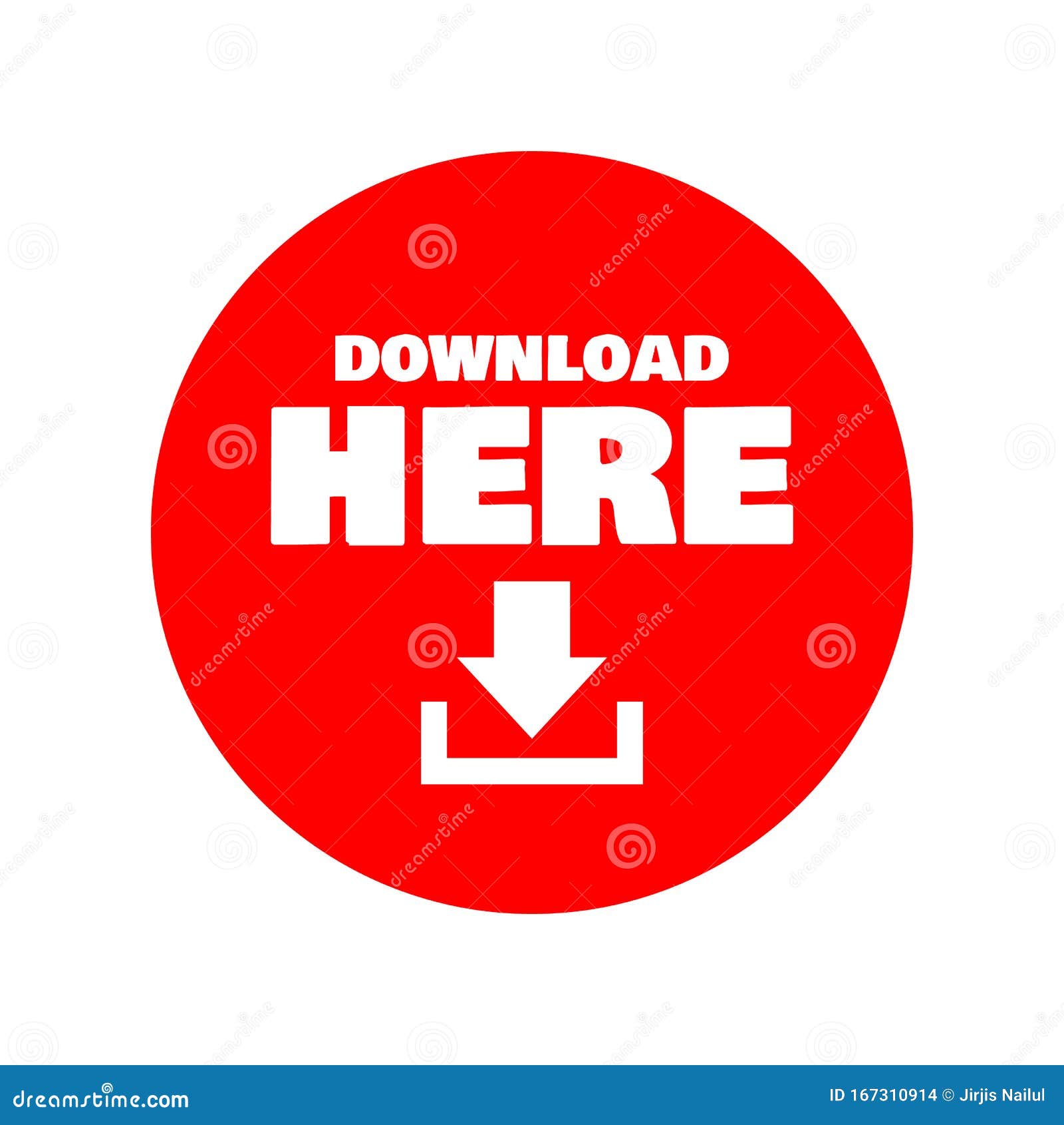 Download Here Button Stylist Text Rounded Rectangular Shape with ...